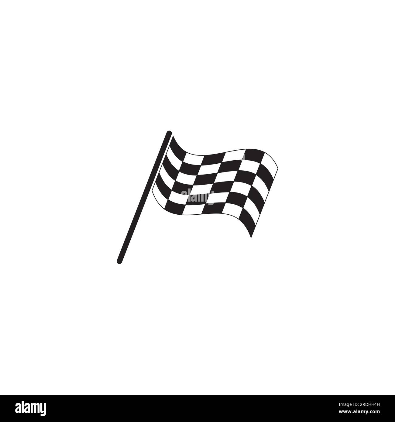 Race flag icon, simple design illustration vector Stock Vector Image ...