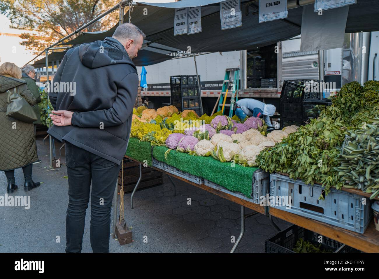 Manhattan new york city produce vegetable food agriculture hi-res stock ...