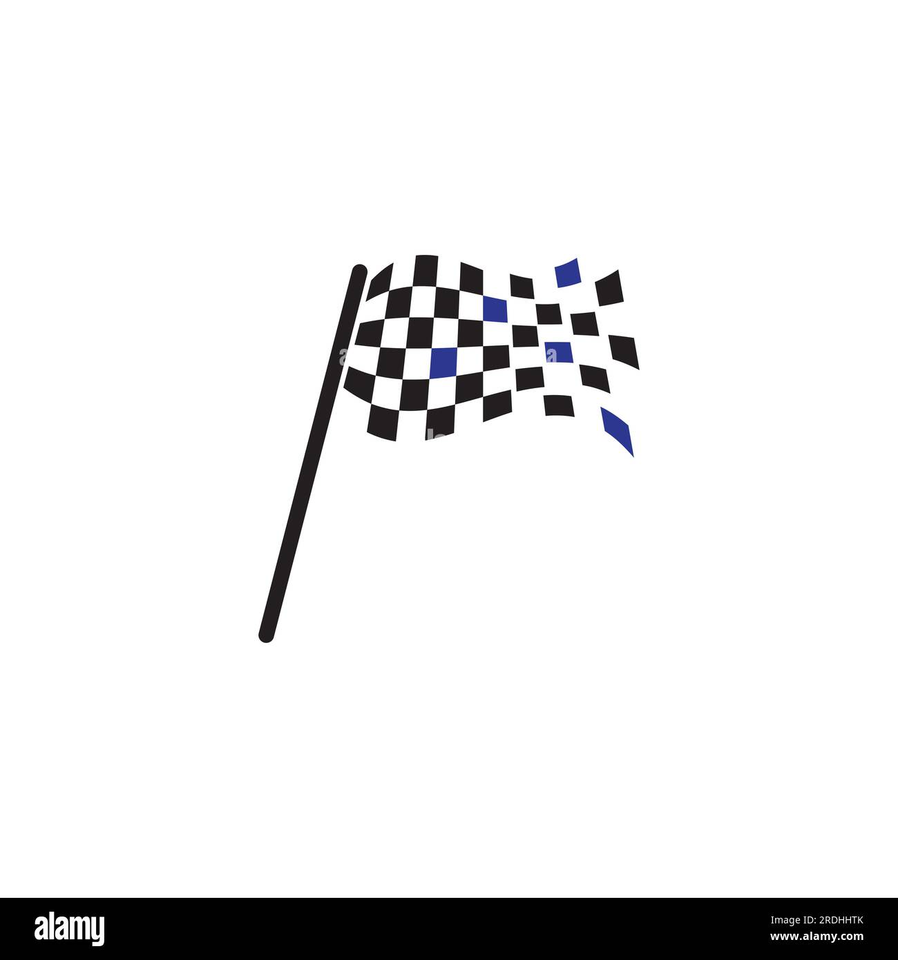 Race flag icon, simple design illustration vector Stock Vector Image ...