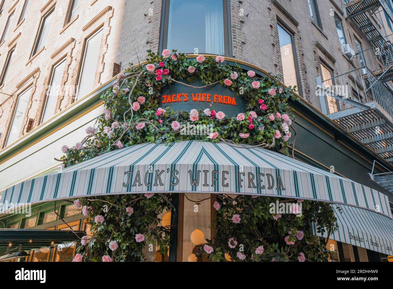 November 23, 2022 - New York, USA: Exterior of Jack's Wife Freda, an ...