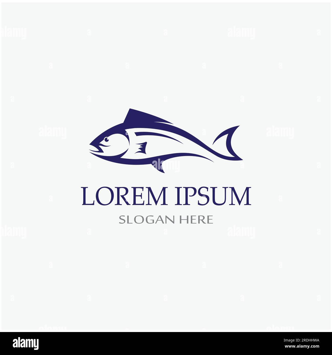 Fish logo, fish oil and seafood restaurant icon. With concept icon ...