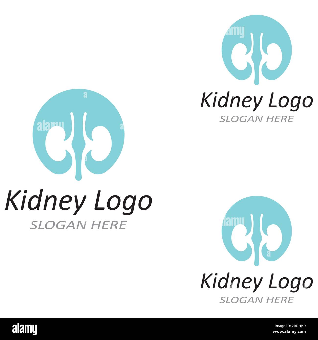 kidney health and kidney care logo using vector concept icon Stock ...