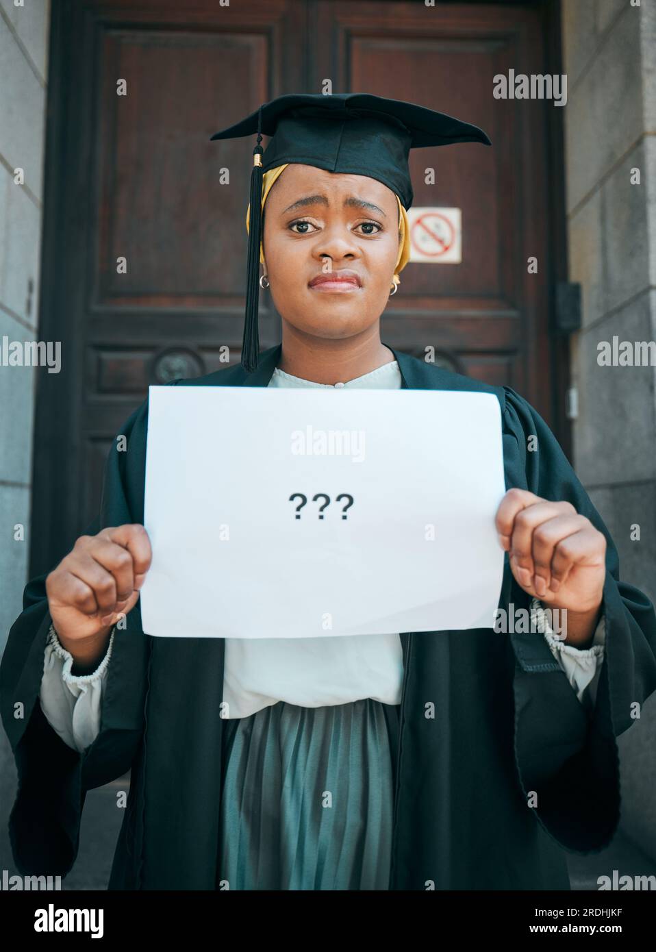Confused Black College Student