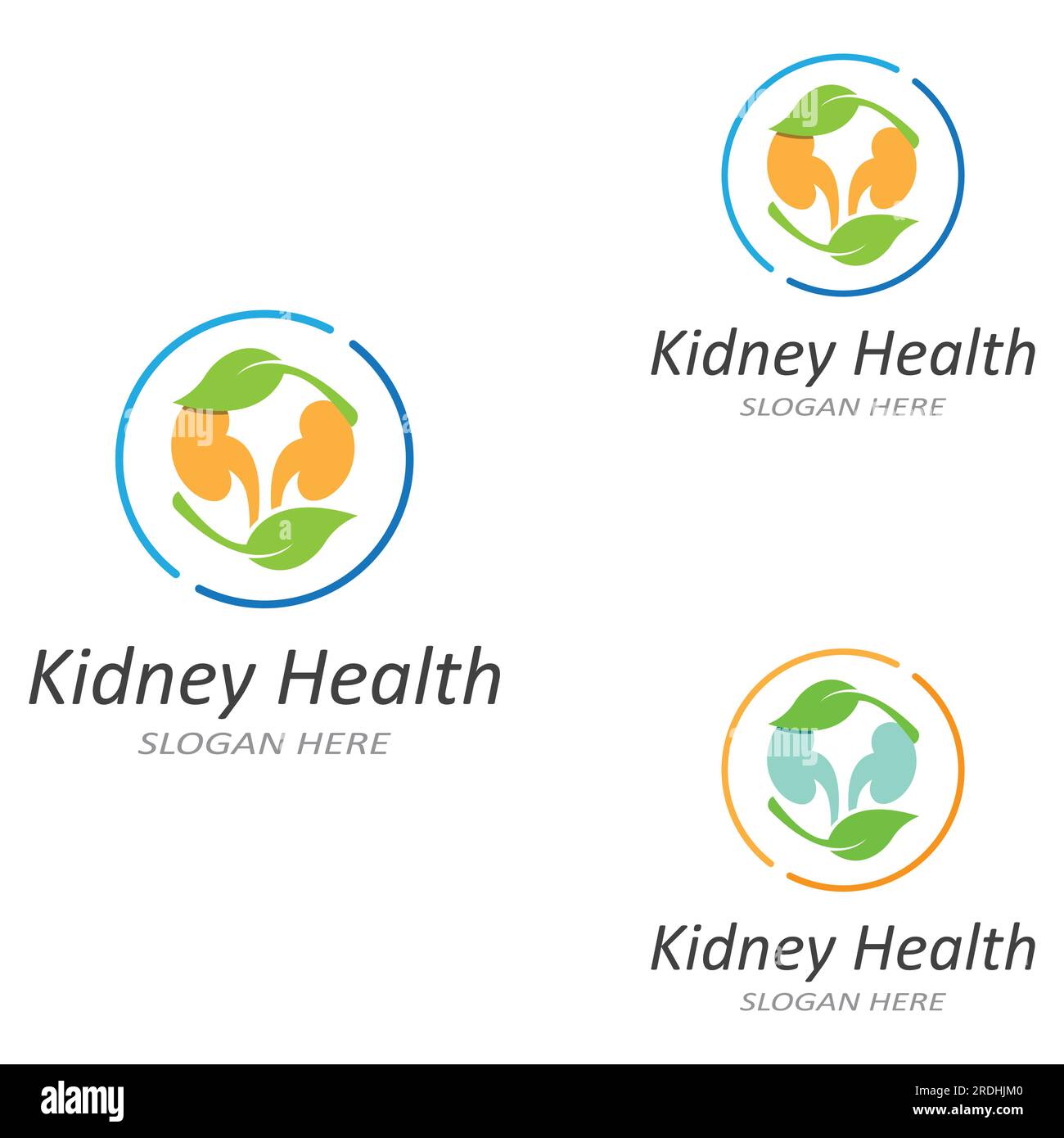 kidney health and kidney care logo using vector concept icon Stock ...