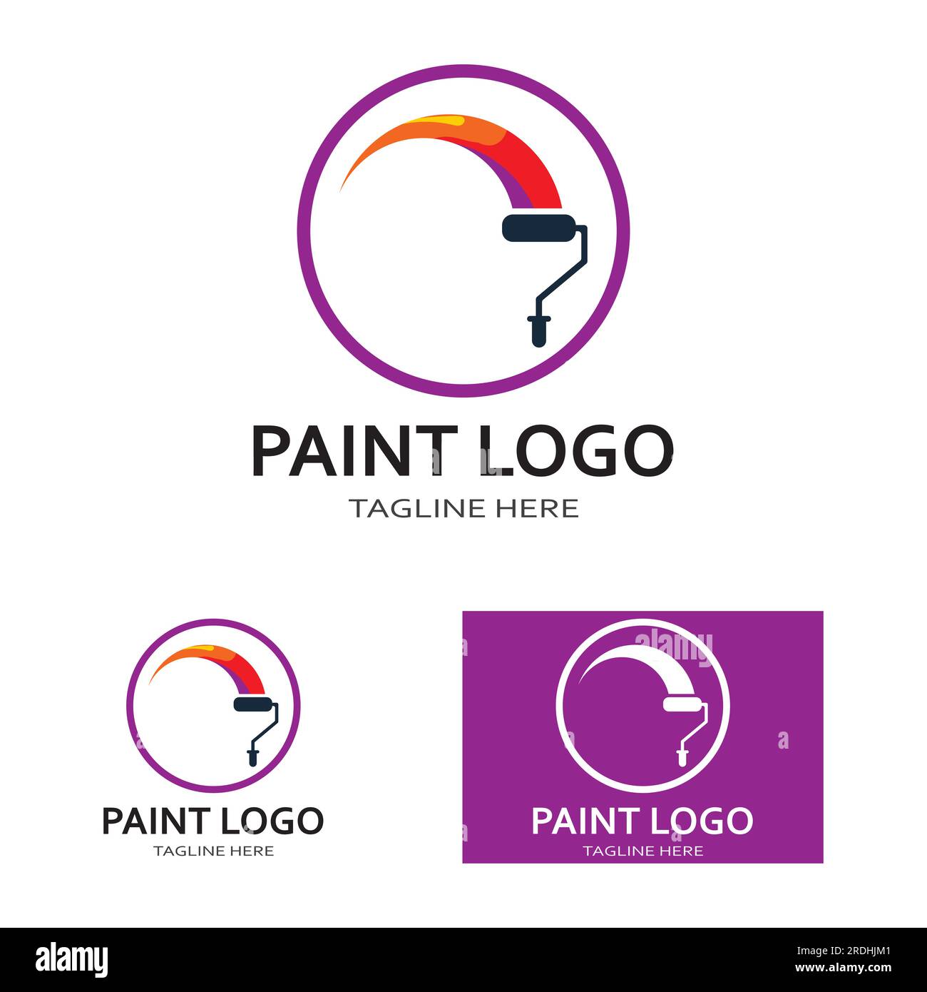 Paint Logo vector icon illustration Stock Vector Image & Art - Alamy