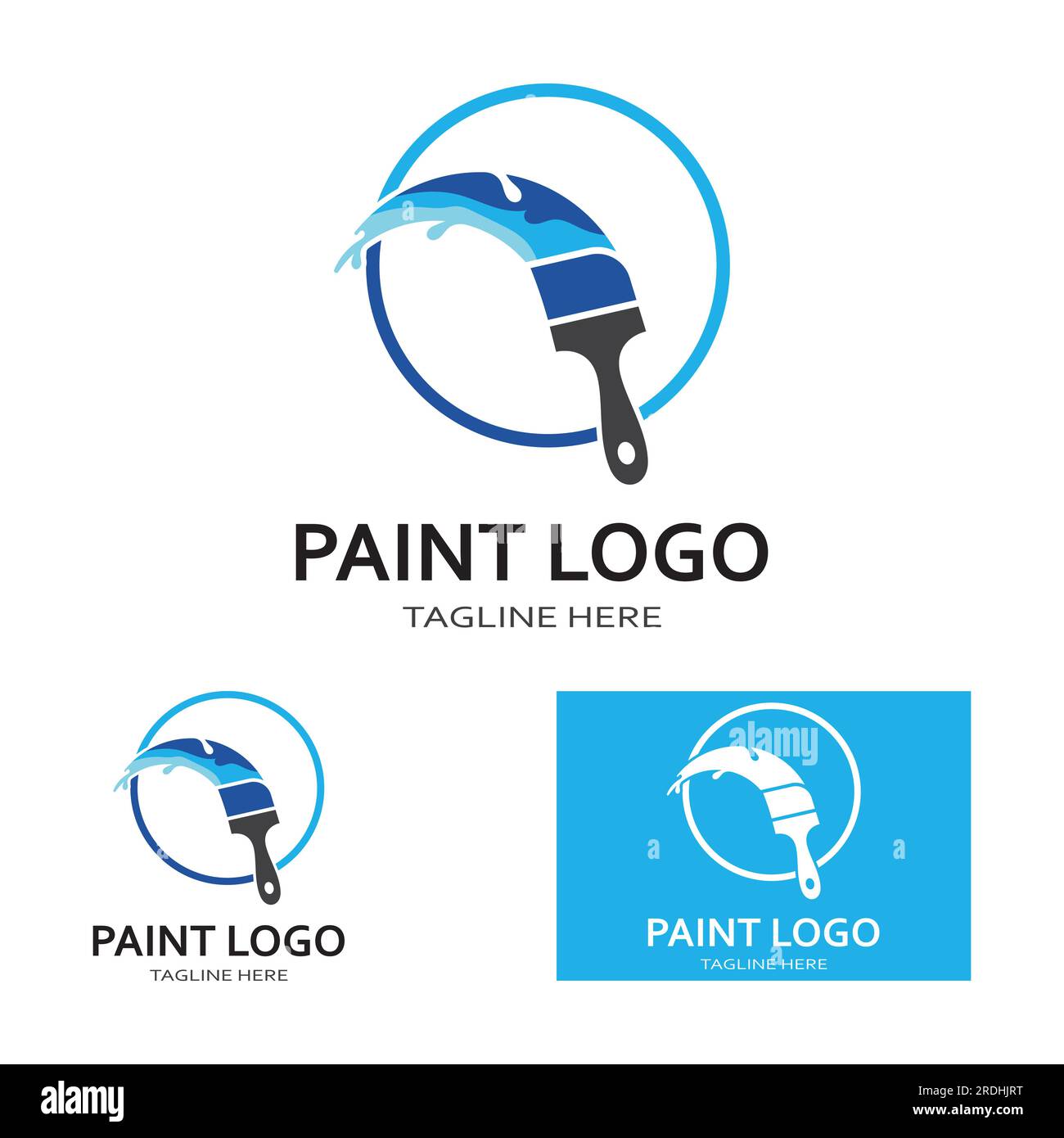 Paint Logo vector icon illustration Stock Vector Image & Art - Alamy