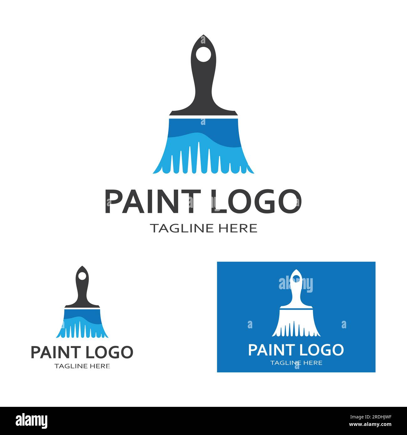 Paint Logo vector icon illustration Stock Vector Image & Art - Alamy