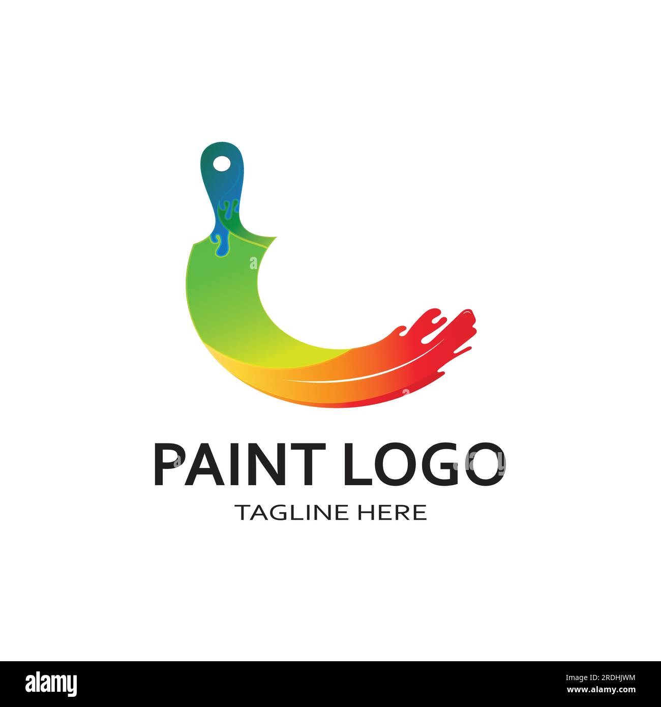 Paint Logo vector icon illustration Stock Vector Image & Art - Alamy