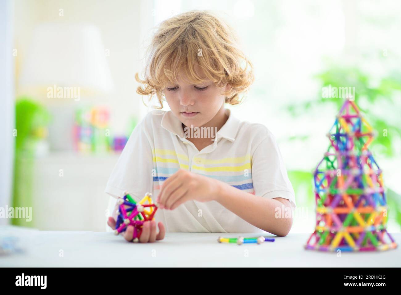 Magnetic toy sticks hi-res stock photography and images - Alamy