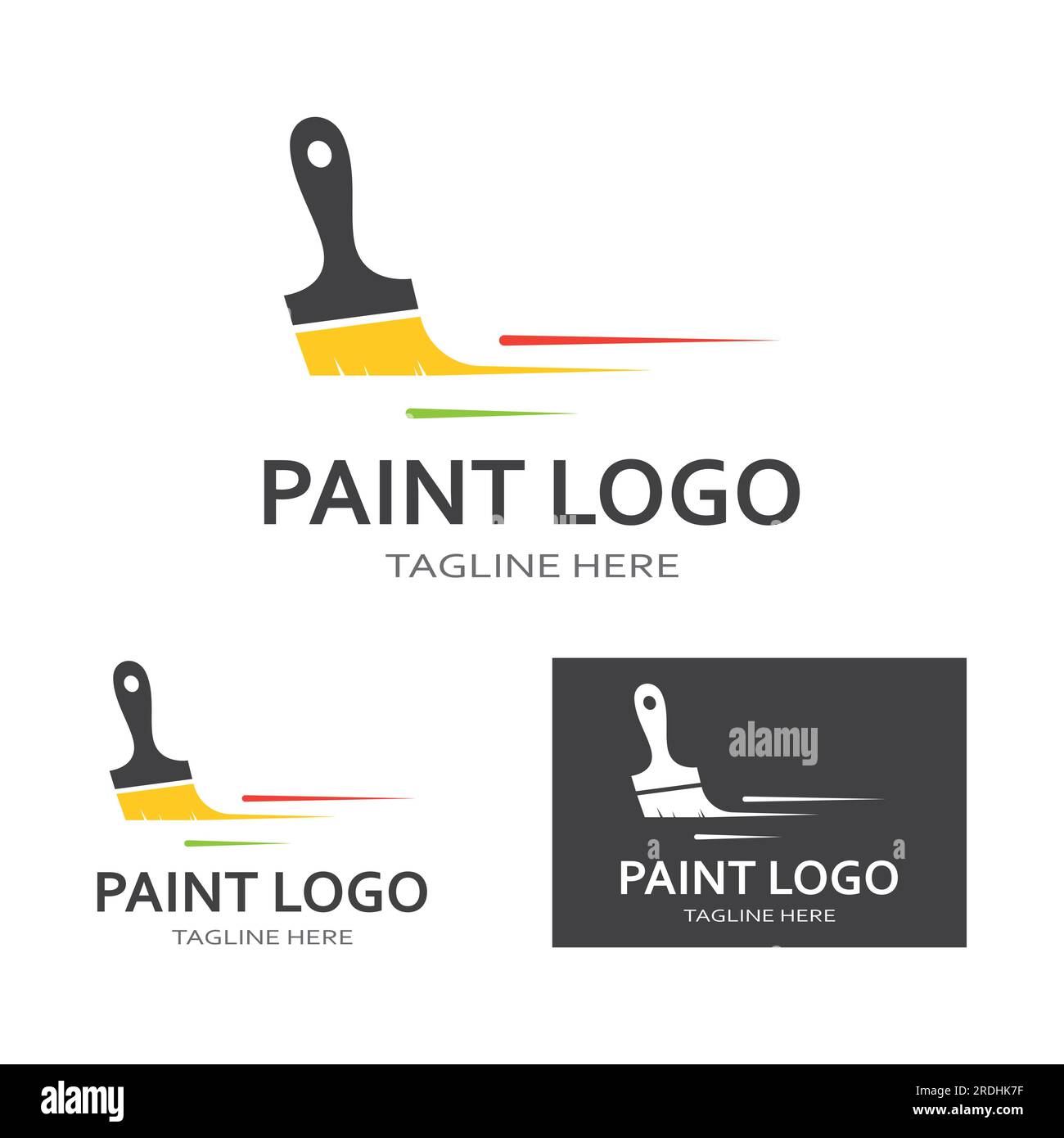 Paint Logo vector icon illustration Stock Vector Image & Art - Alamy