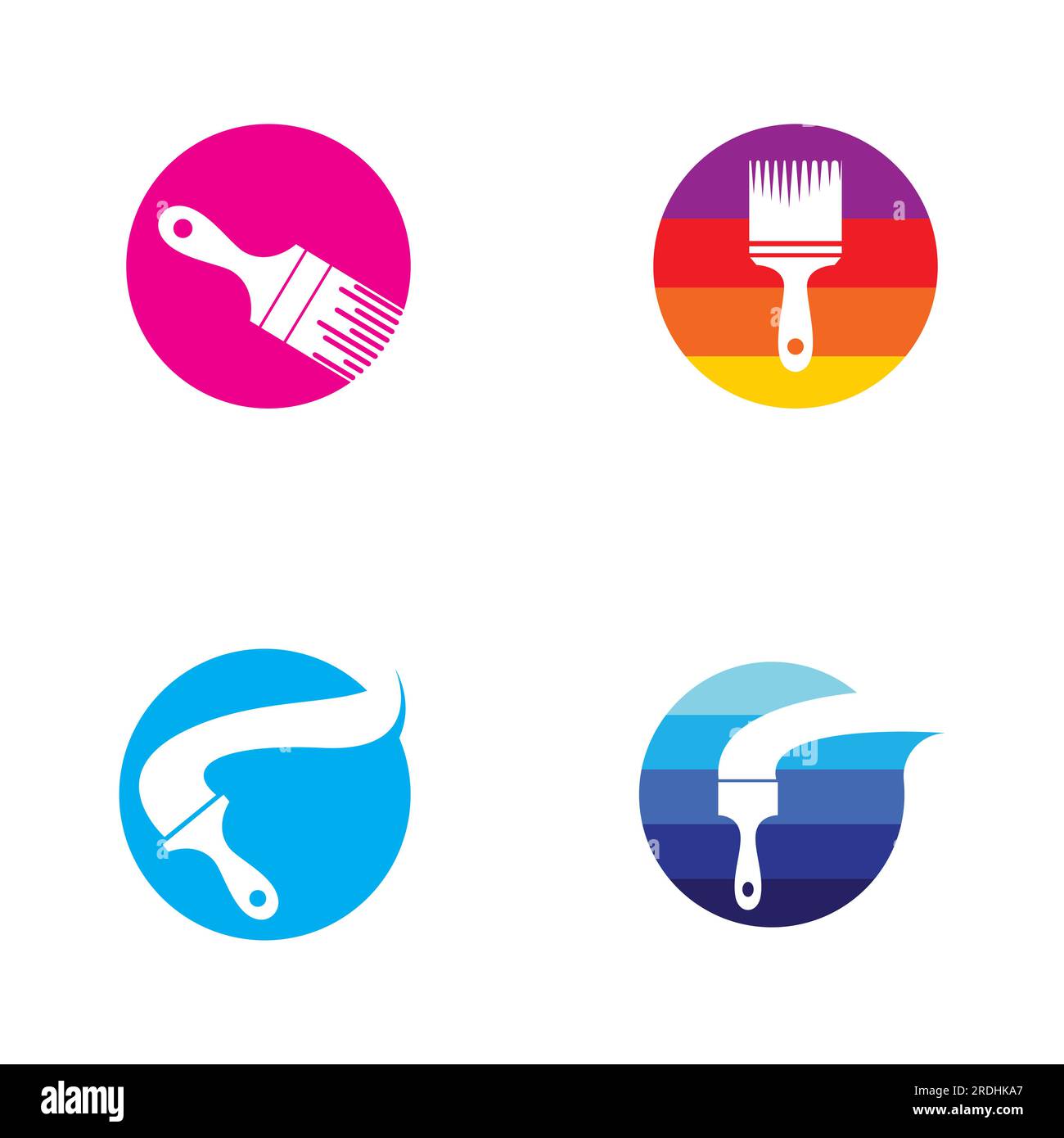 Paint Logo vector icon illustration Stock Vector Image & Art - Alamy