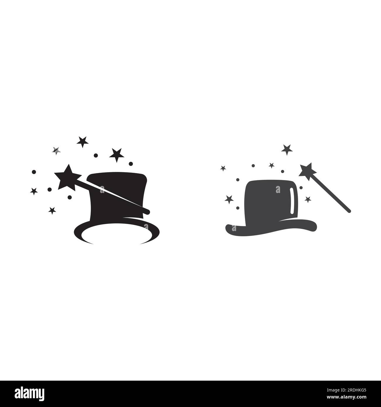 magic wand icon logo vector illustration Stock Vector Image & Art - Alamy