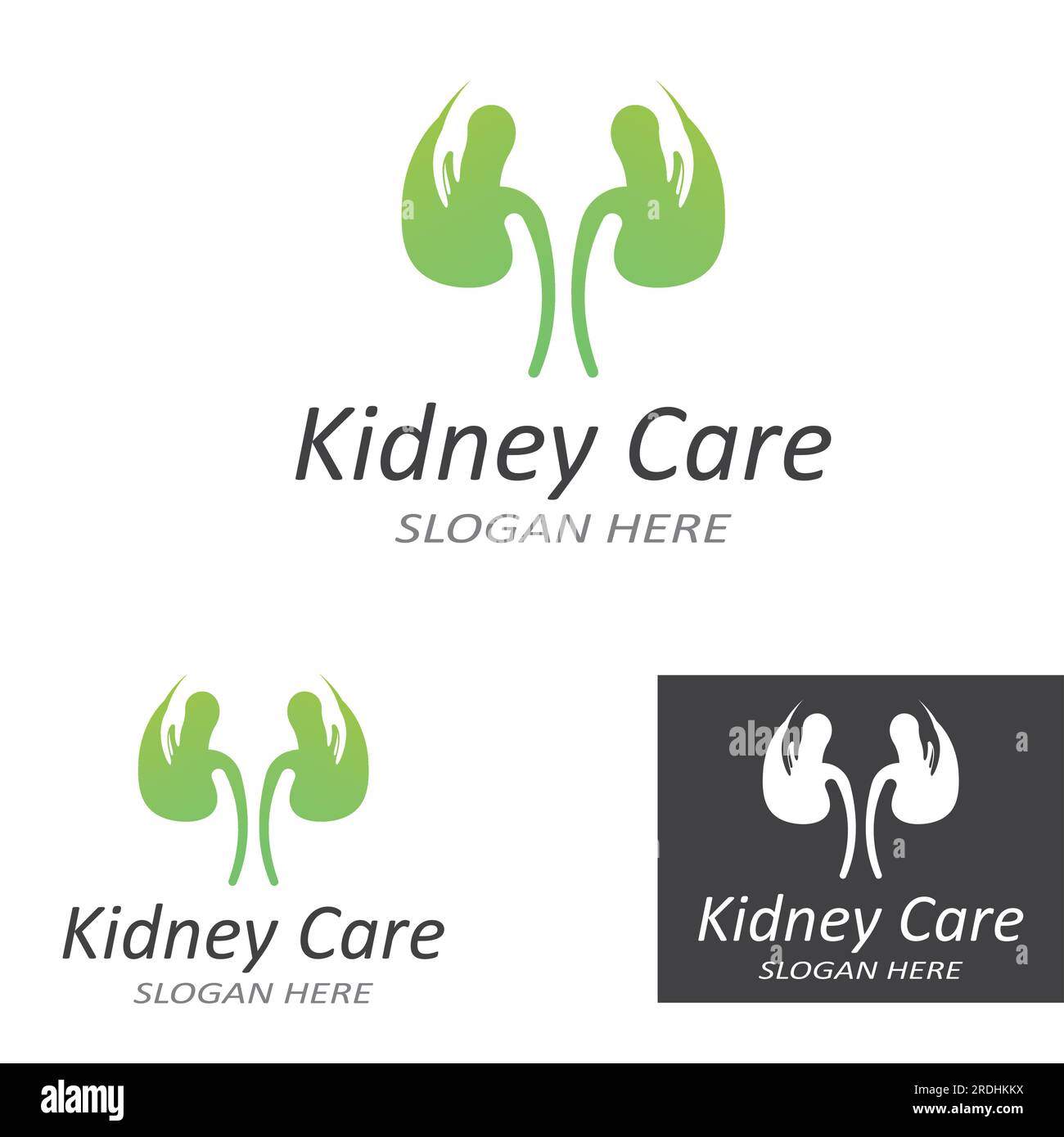 kidney health and kidney care logo using vector concept icon Stock ...