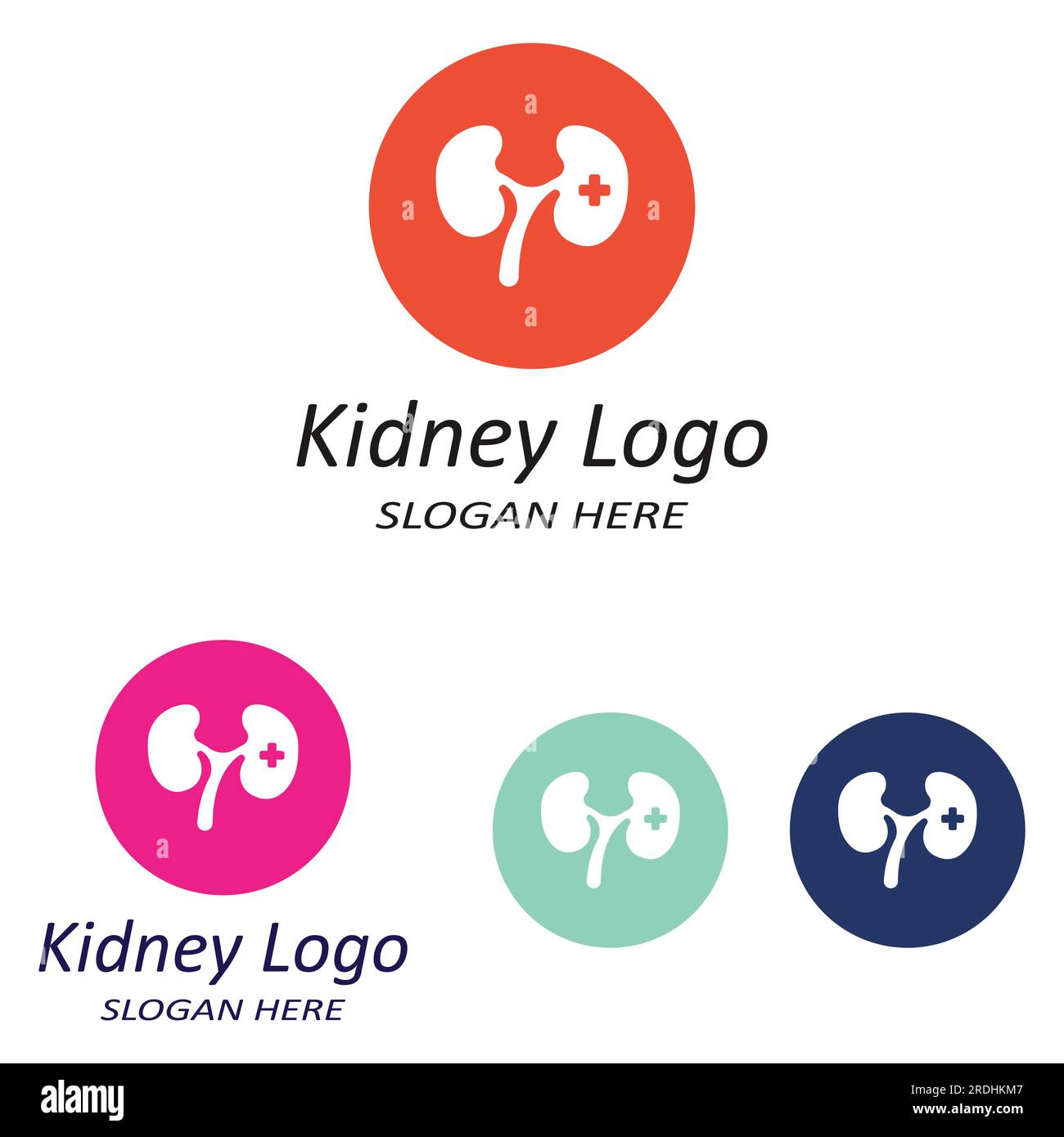 kidney health and kidney care logo using vector concept icon Stock ...
