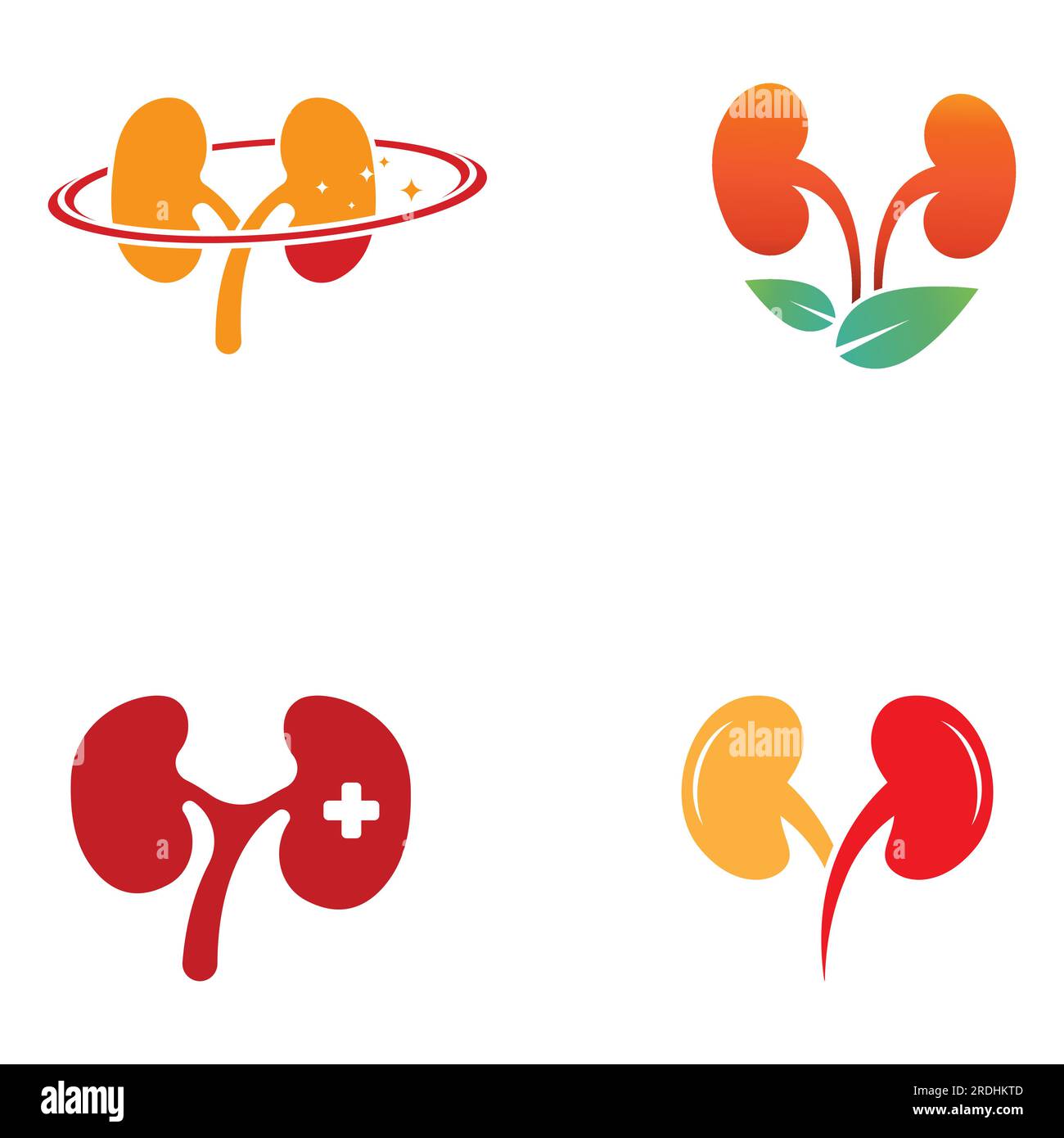 kidney health and kidney care logo using vector concept icon Stock ...