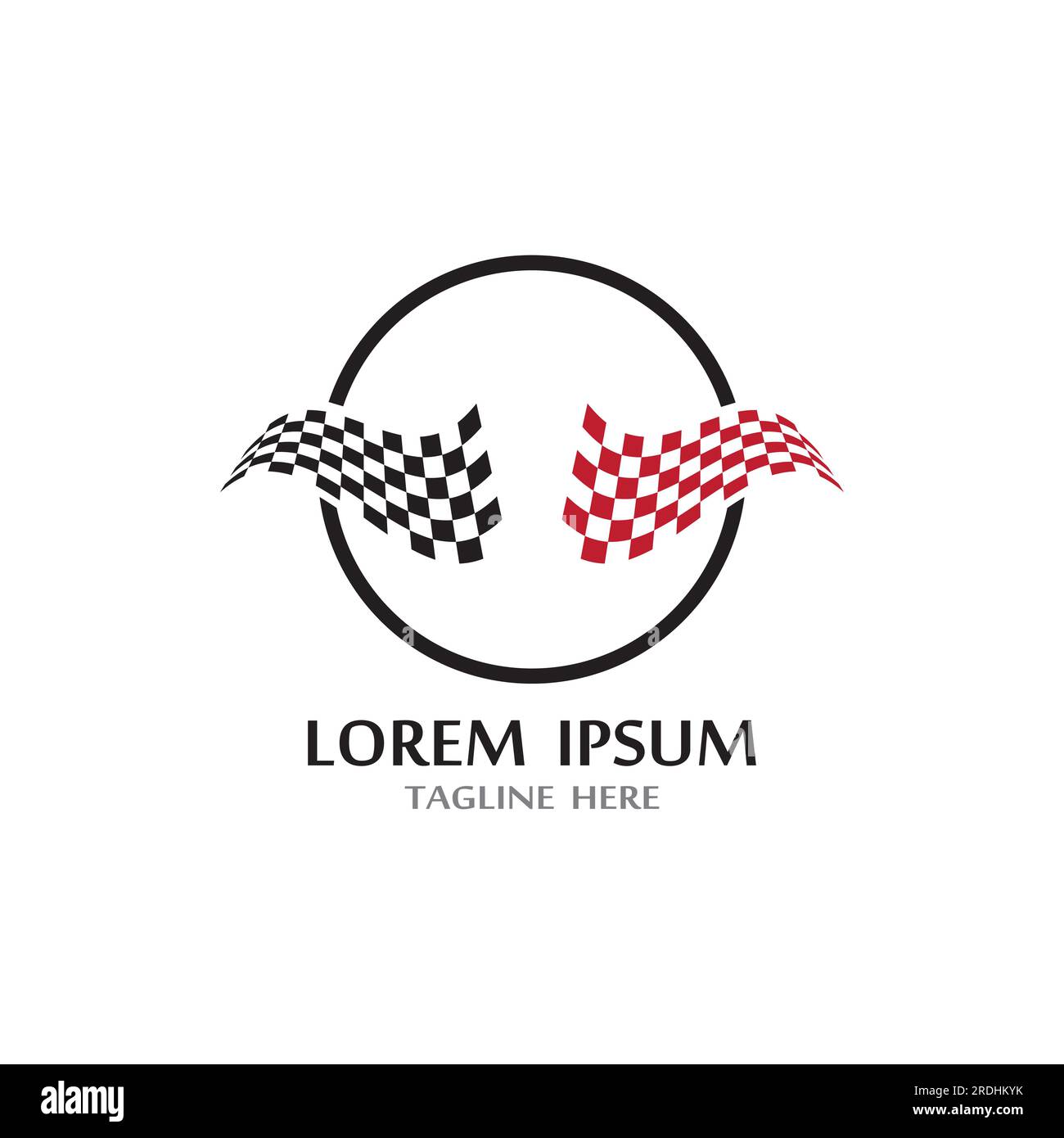 Race flag icon, simple design illustration vector Stock Vector Image ...