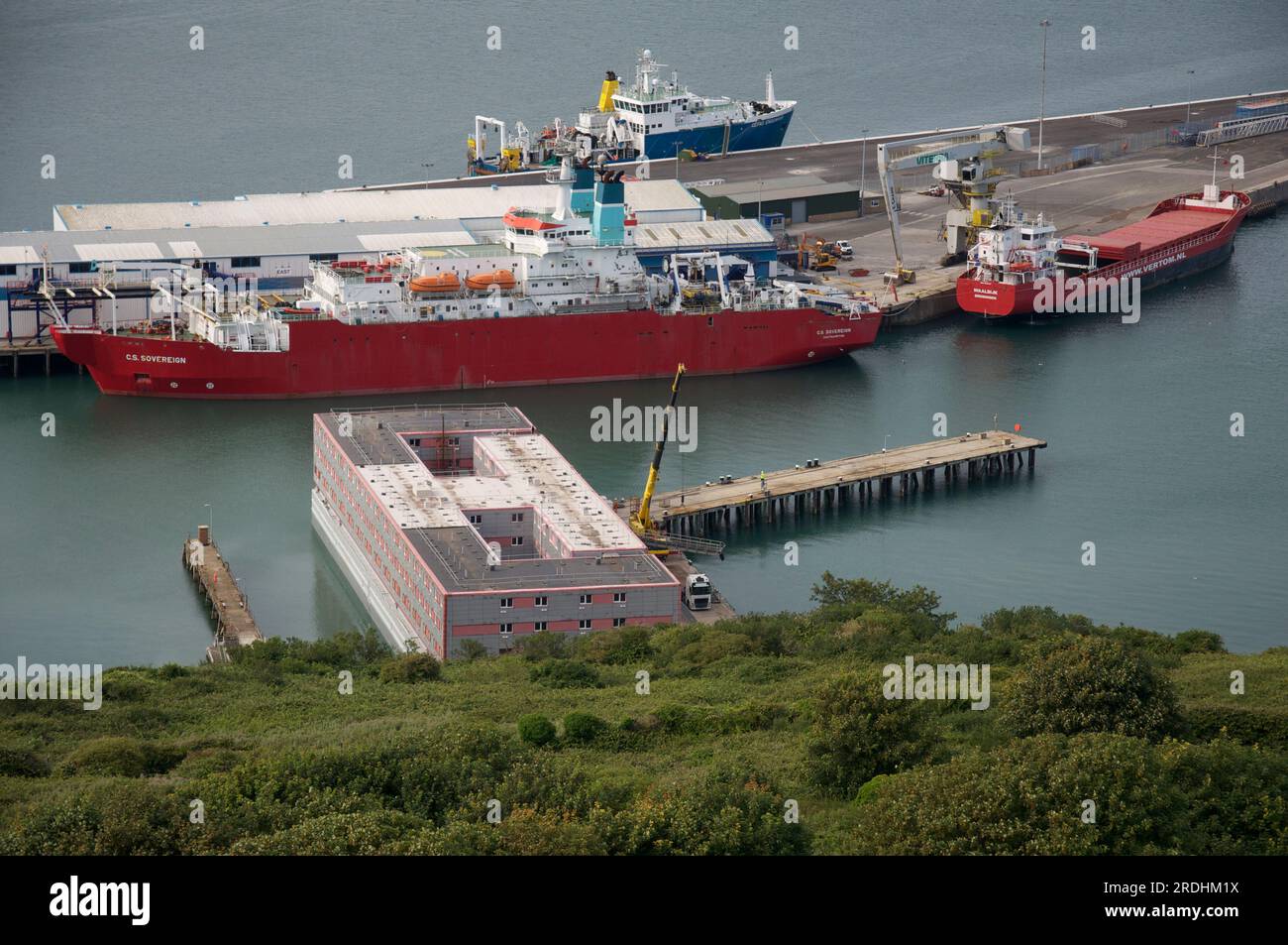 Barge asylum hi-res stock photography and images - Alamy