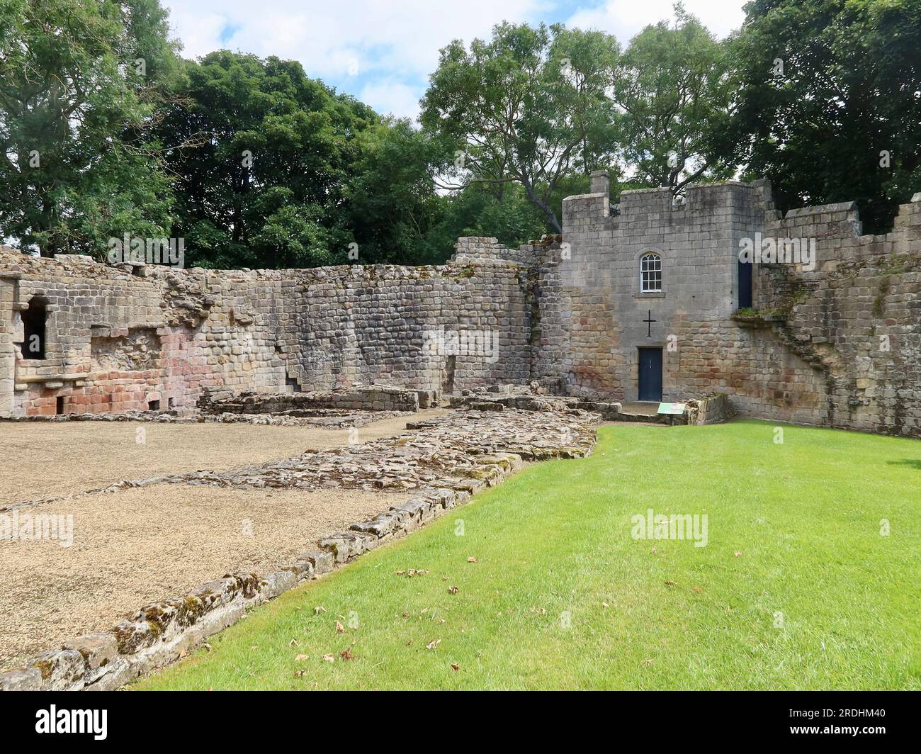 Northumberland, UK - July 21 2023 : Prudhoe castle, a fortress since ...