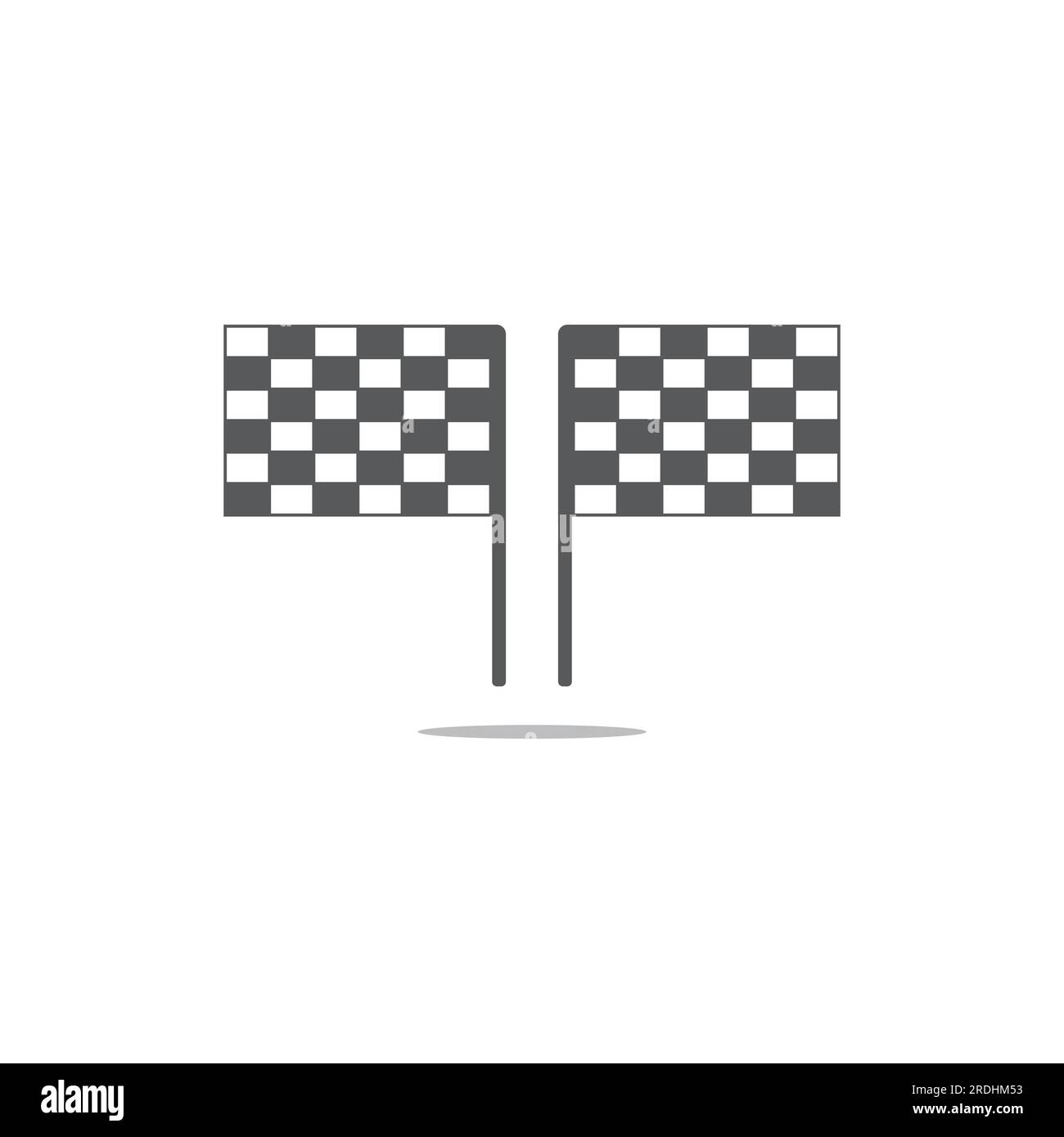 Race flag icon, simple design illustration vector Stock Vector Image ...