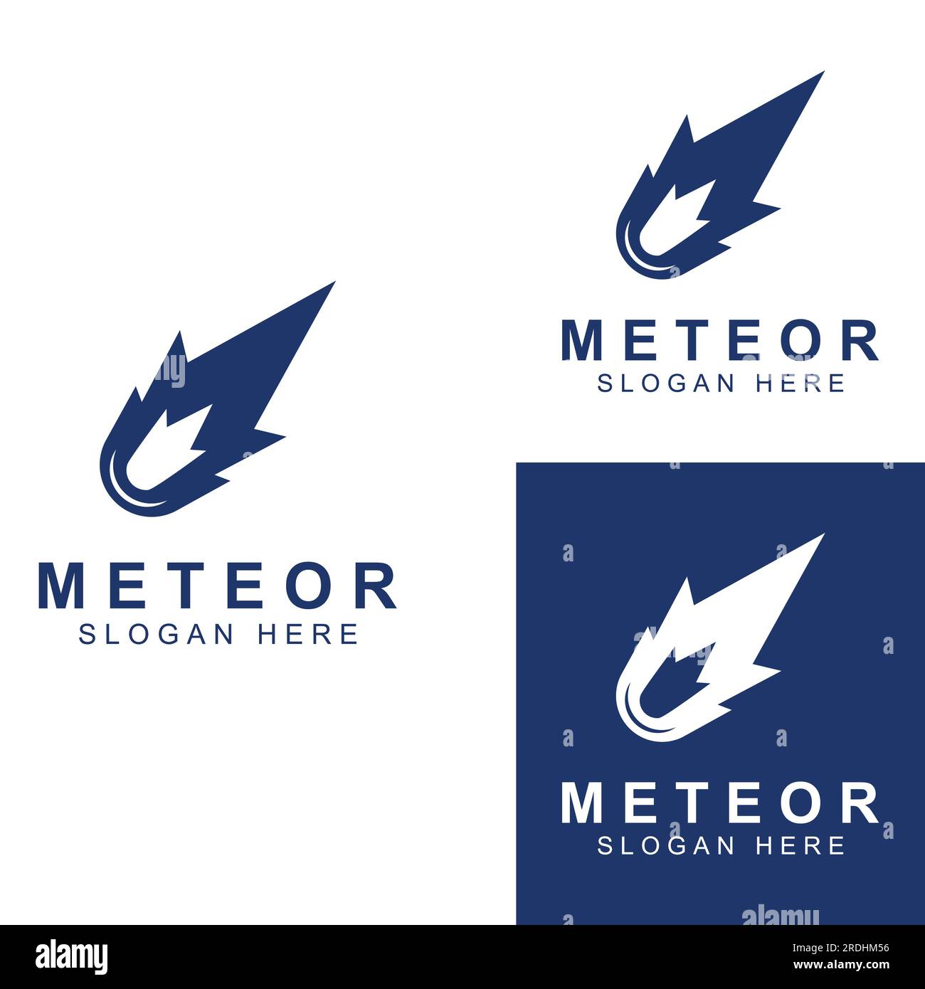 Meteor or space object vector design logo Stock Vector Image & Art - Alamy