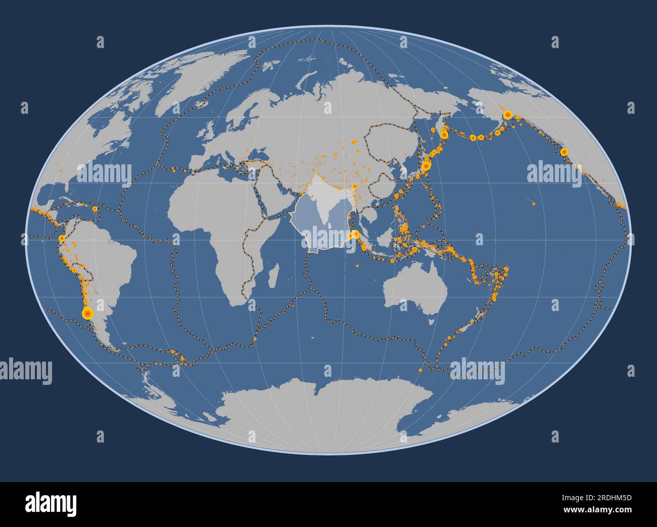 Indian ocean earthquake map Stock Vector Images - Alamy