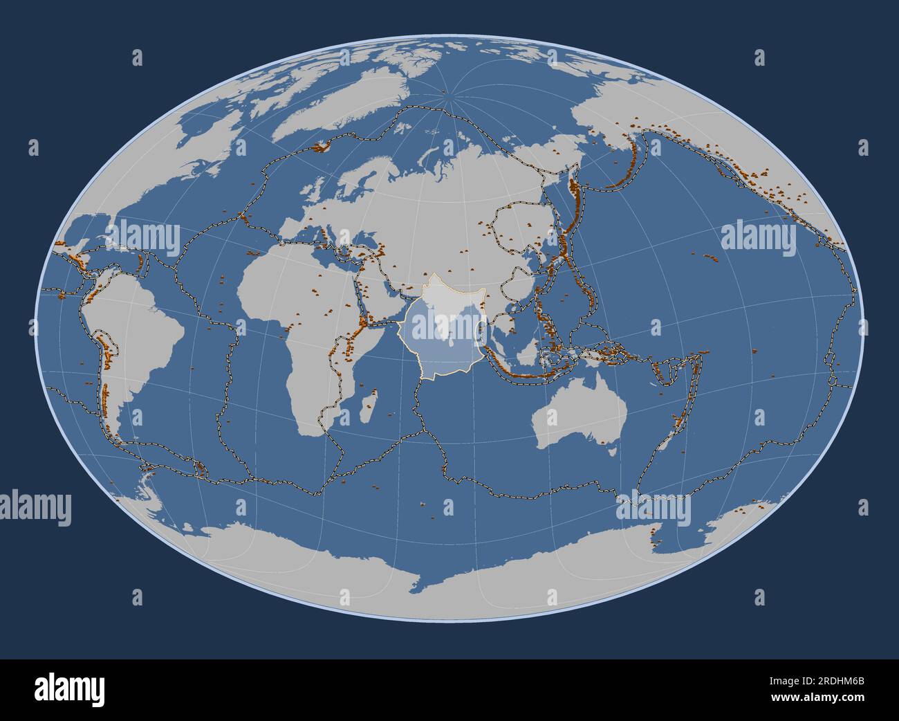 Indian ocean earthquake map Stock Vector Images - Alamy