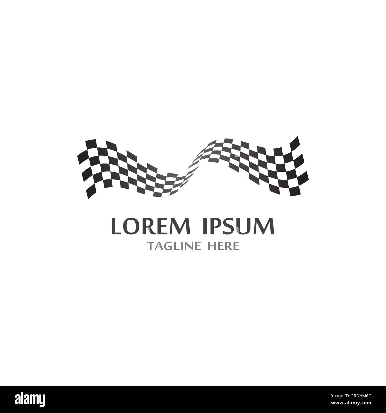 Race flag icon, simple design illustration vector Stock Vector Image ...