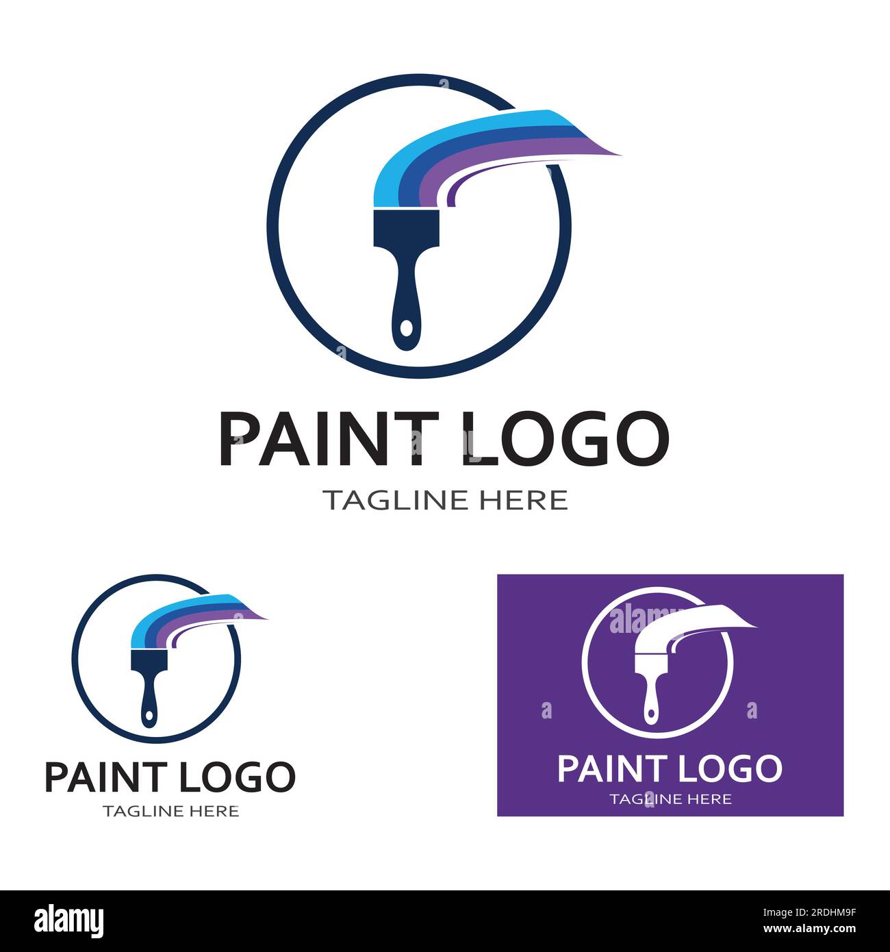 Paint Logo vector icon illustration Stock Vector Image & Art - Alamy