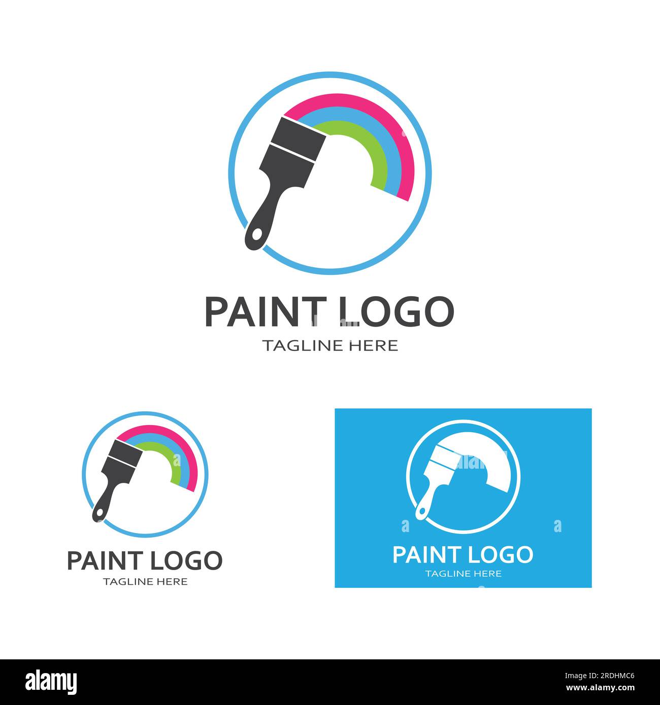 Paint Logo vector icon illustration Stock Vector Image & Art - Alamy