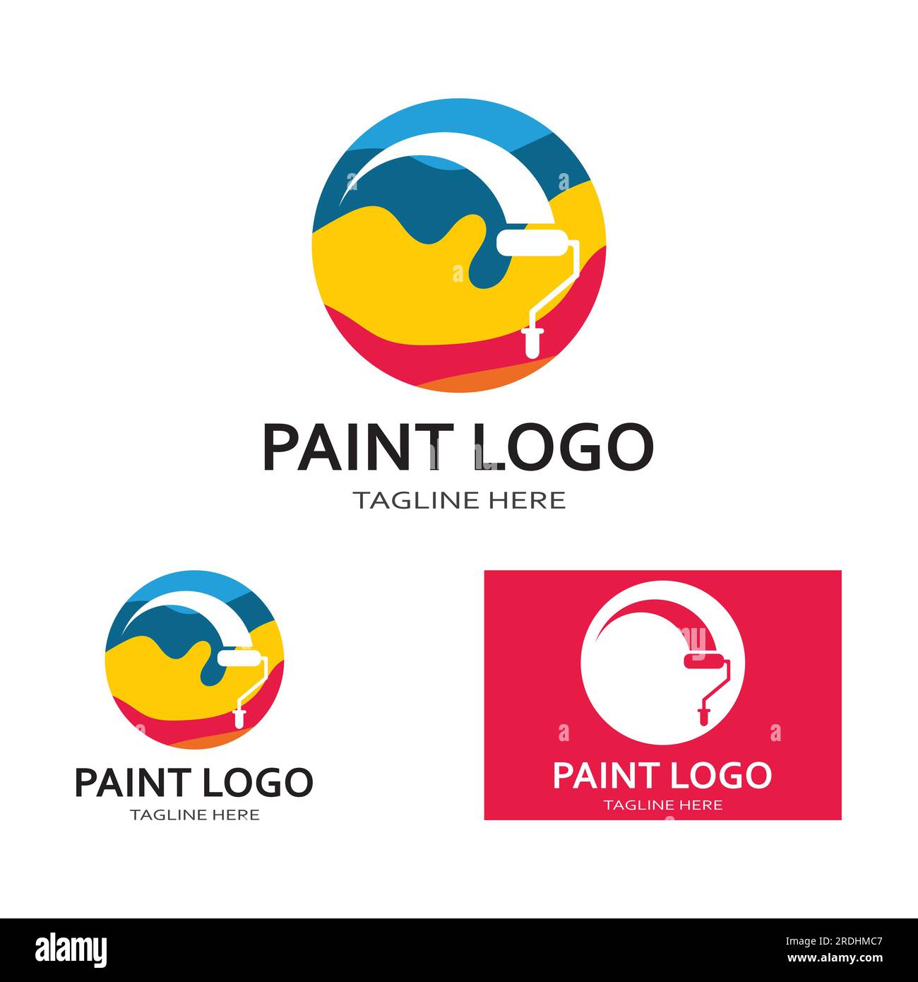 Paint Logo vector icon illustration Stock Vector Image & Art - Alamy
