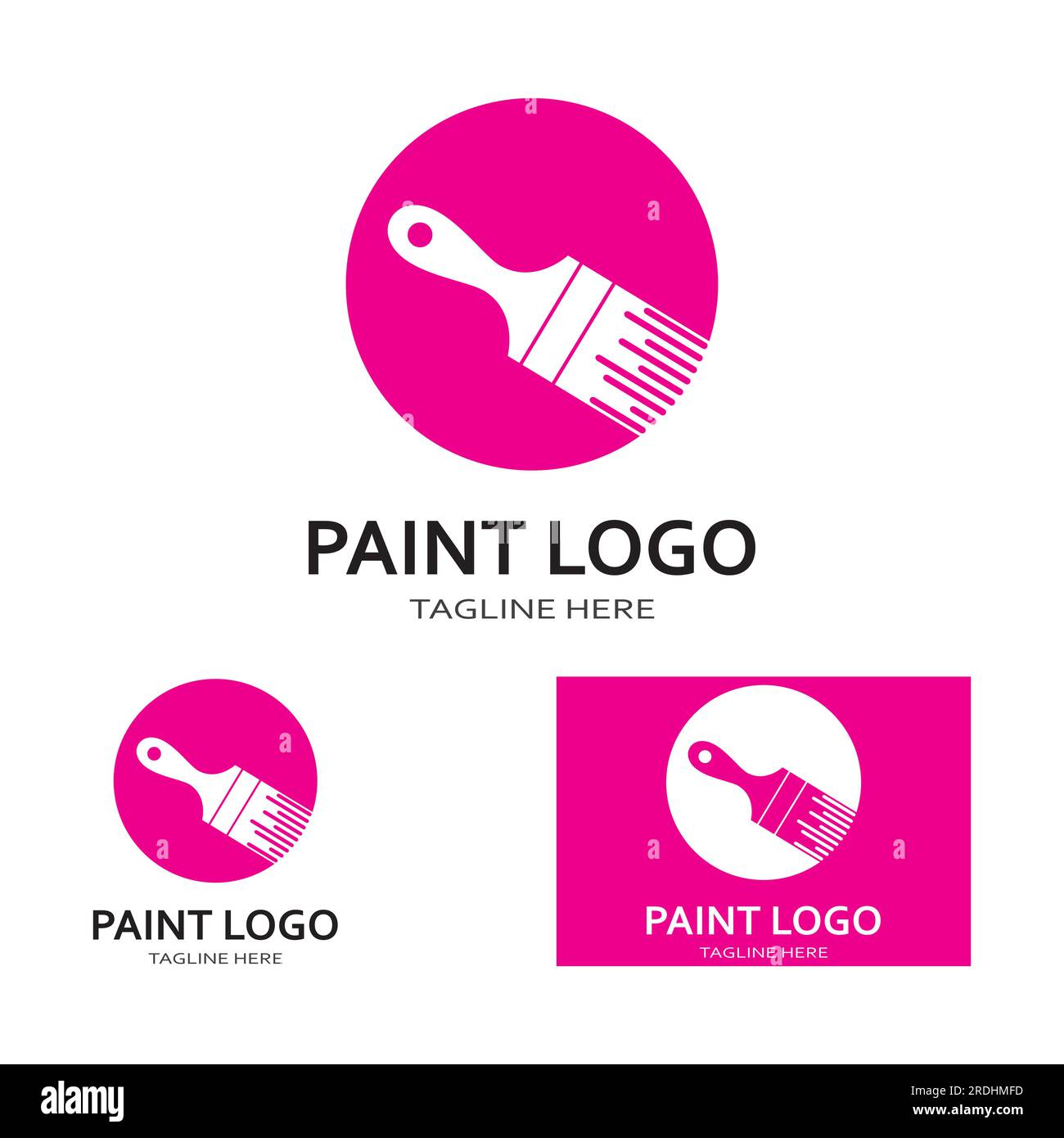 Paint Logo vector icon illustration Stock Vector Image & Art - Alamy