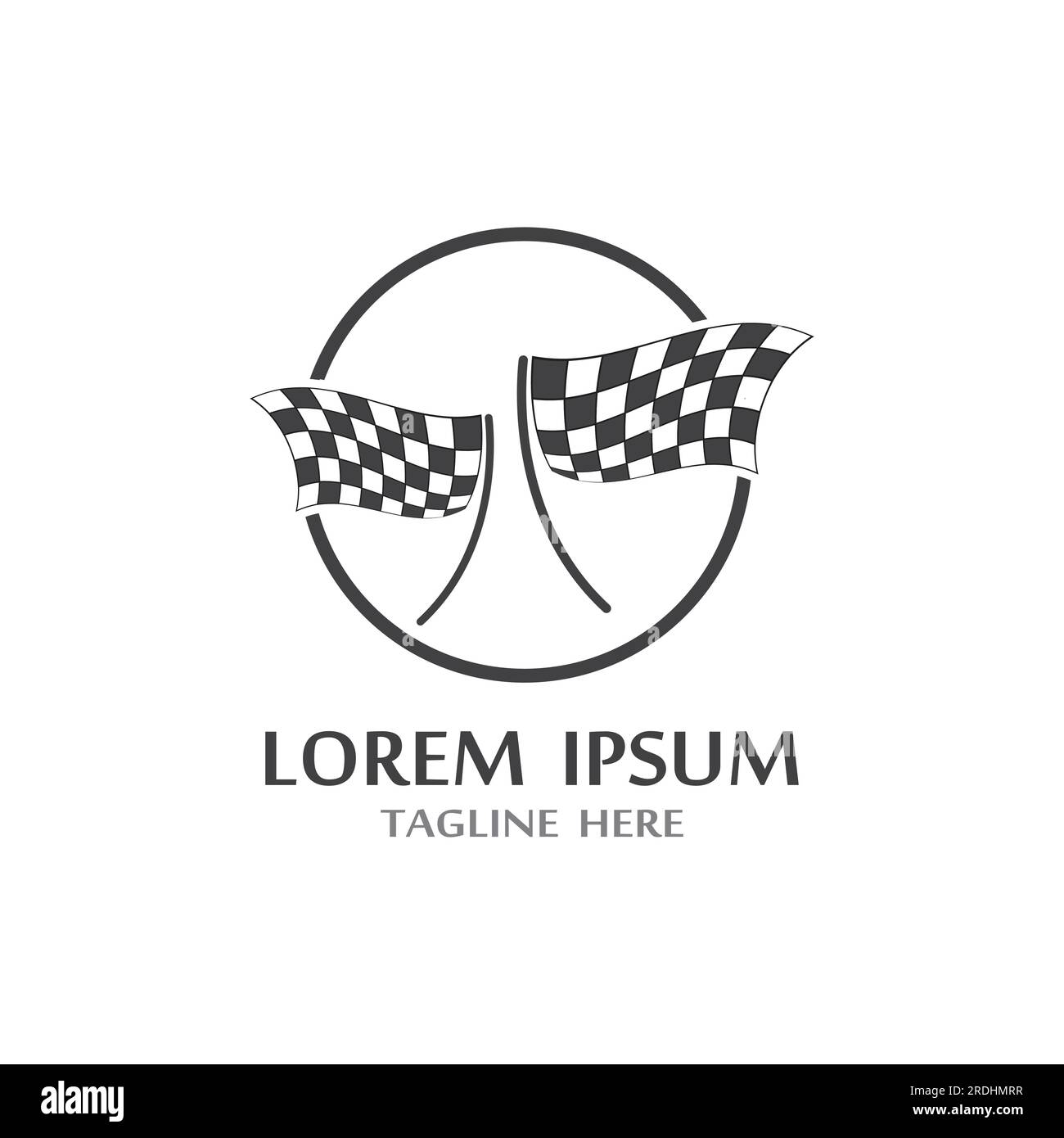 Race flag icon, simple design illustration vector Stock Vector Image ...
