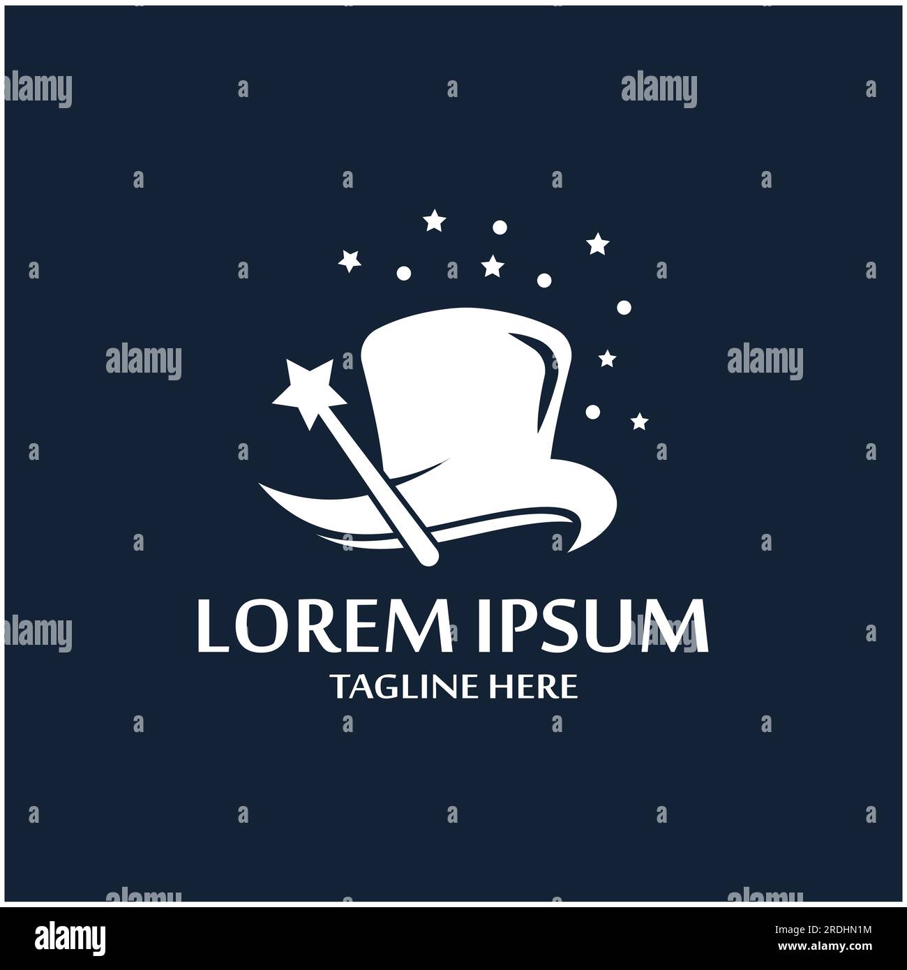 Magician magic show icon symbol Stock Vector Images - Alamy