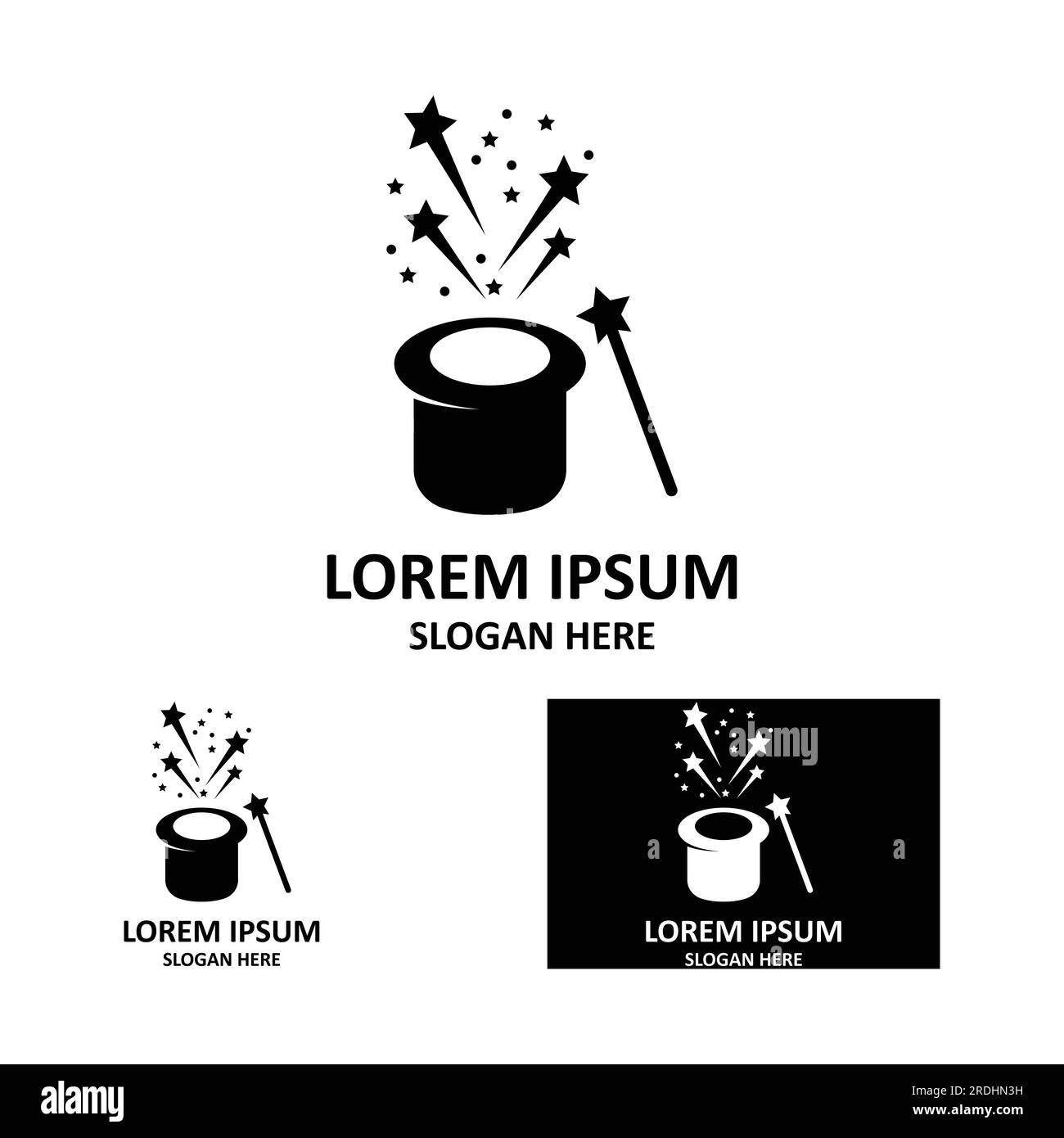 magic wand icon logo vector illustration Stock Vector Image & Art - Alamy