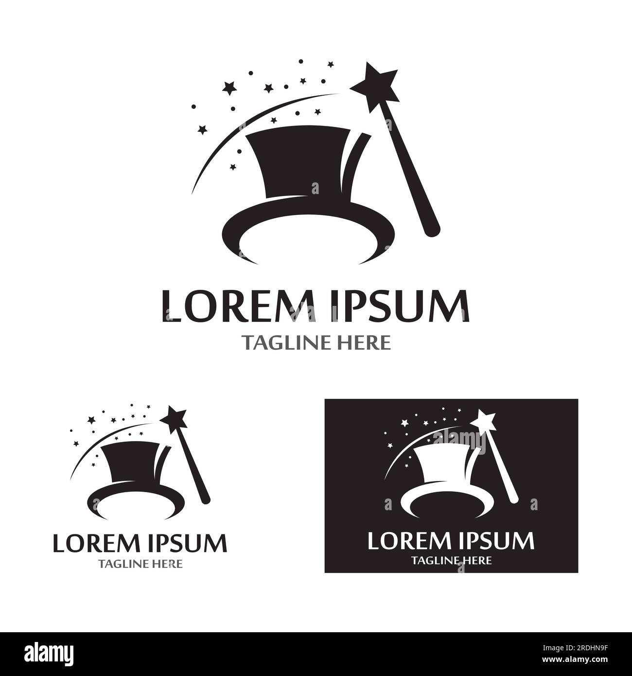 magic wand icon logo vector illustration Stock Vector Image & Art - Alamy