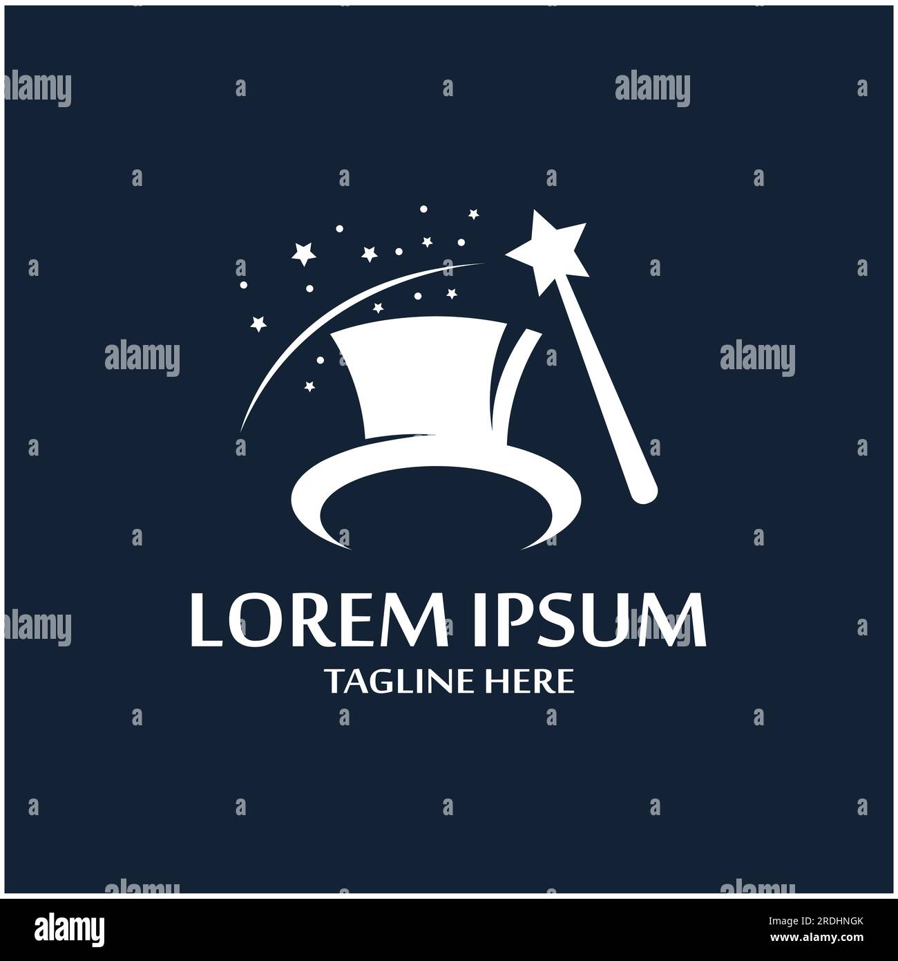 magic wand icon logo vector illustration Stock Vector Image & Art - Alamy