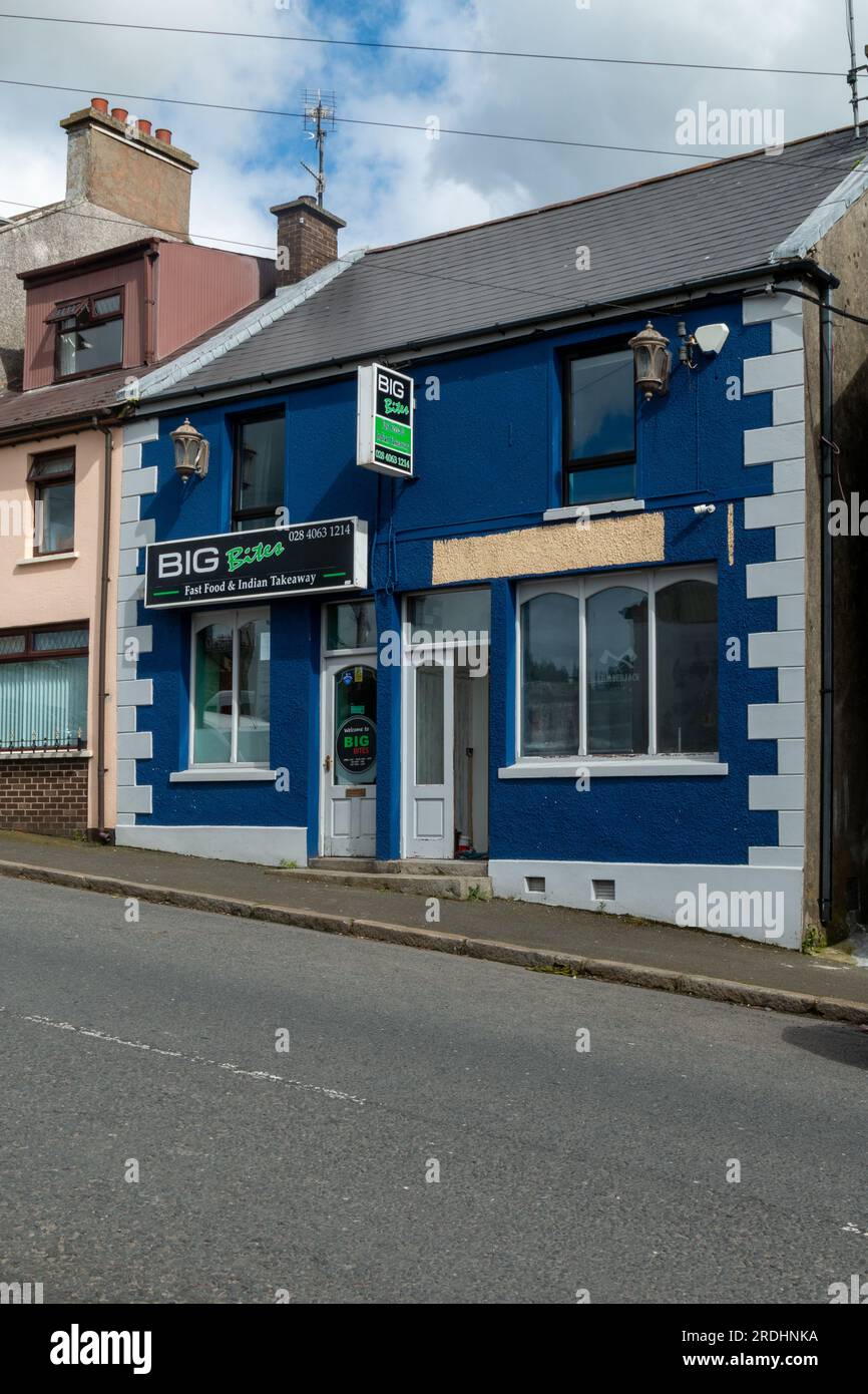 Big Bites Fast Food and Indian Takeaway restaurant in the village of ...