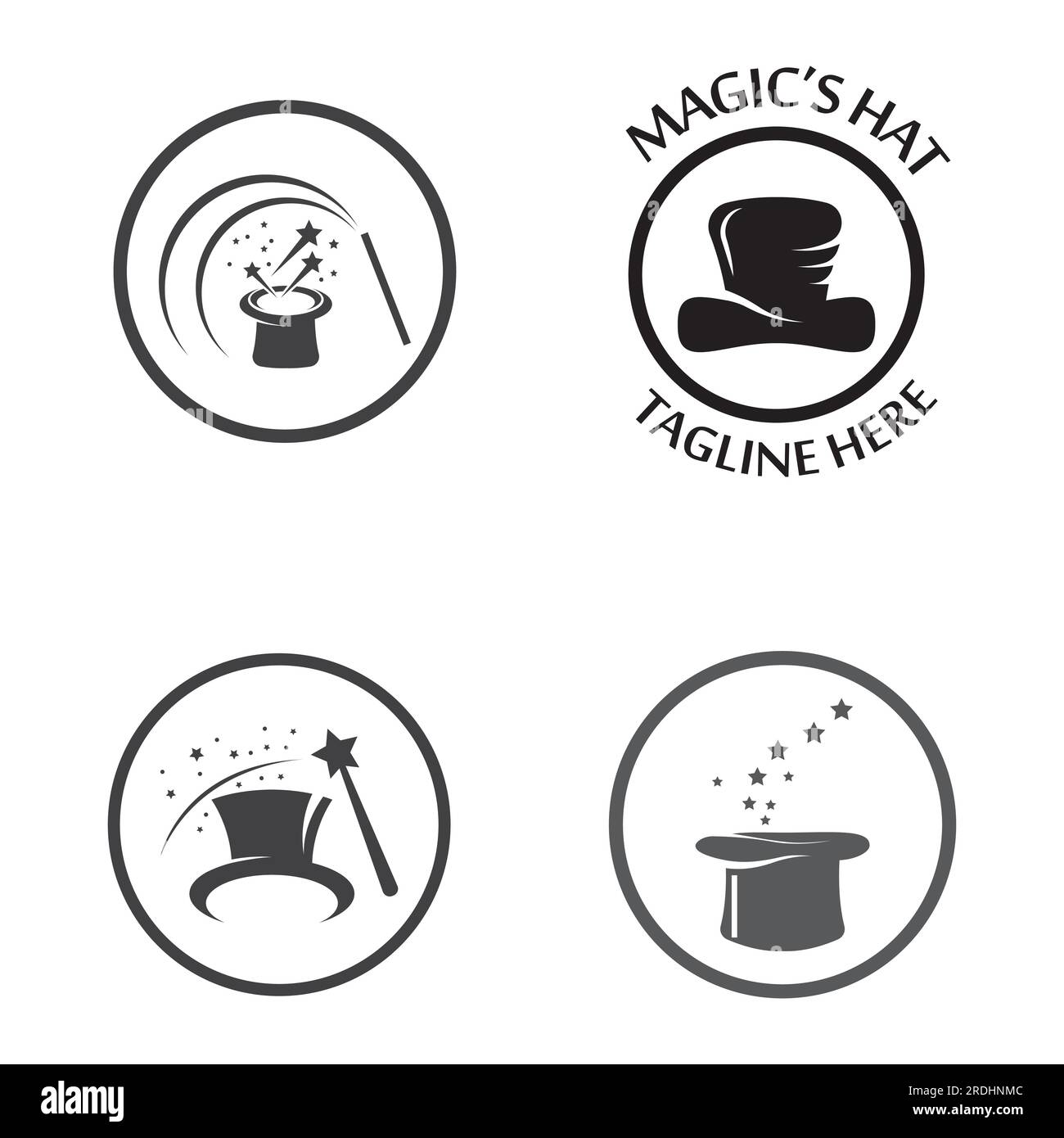 magic wand icon logo vector illustration Stock Vector Image & Art - Alamy