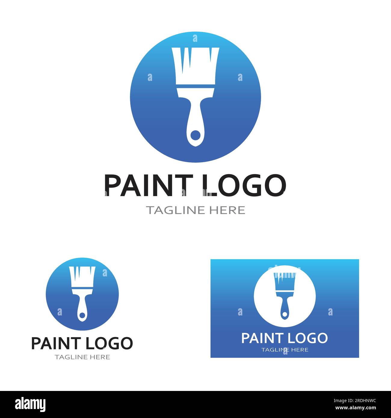 Paint Logo vector icon illustration Stock Vector Image & Art - Alamy