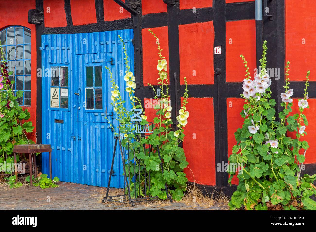 Traditional architecture, Ronne City, Bornholm Island, Denmark, Europe ...