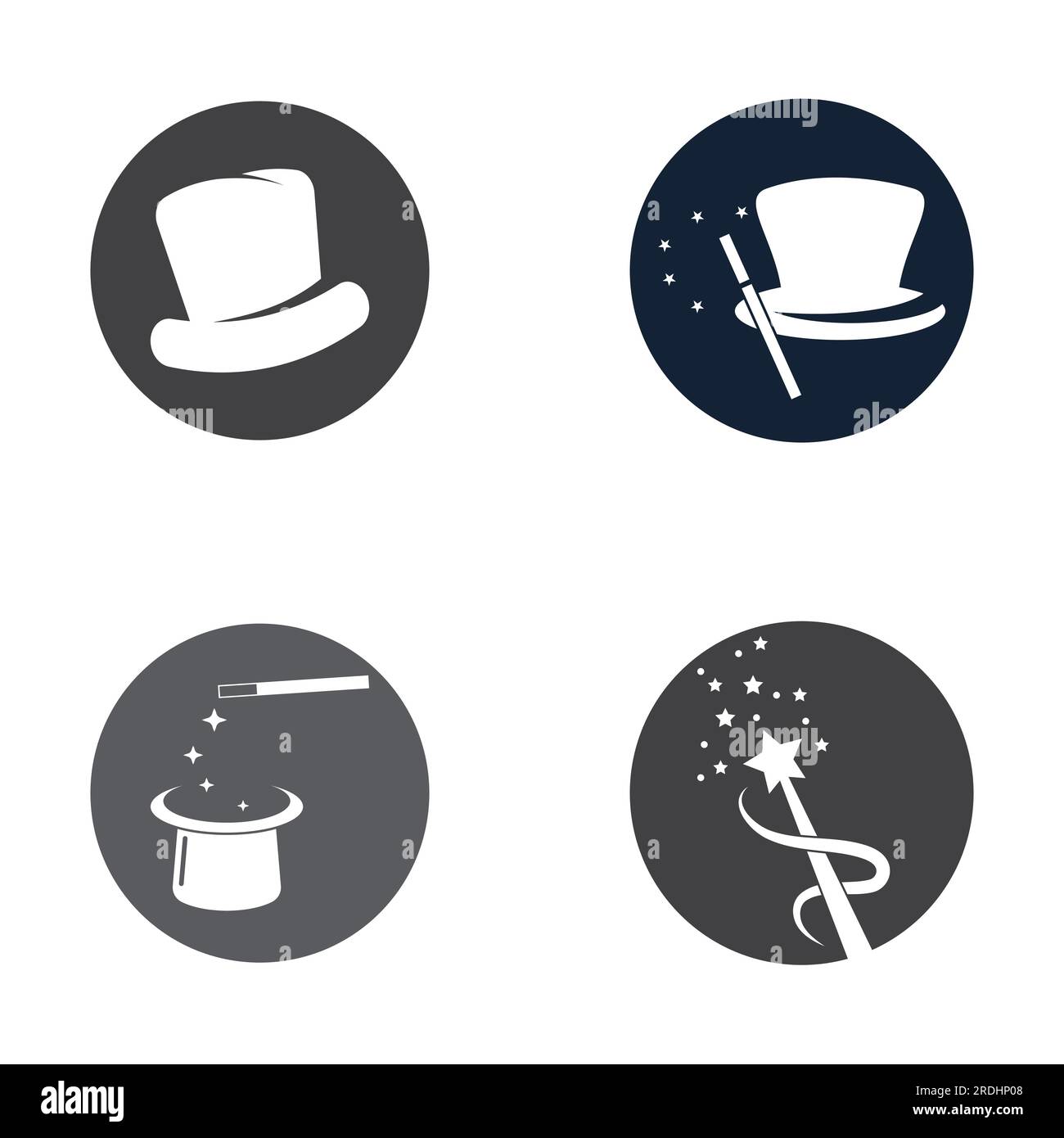 magic wand icon logo vector illustration Stock Vector Image & Art - Alamy