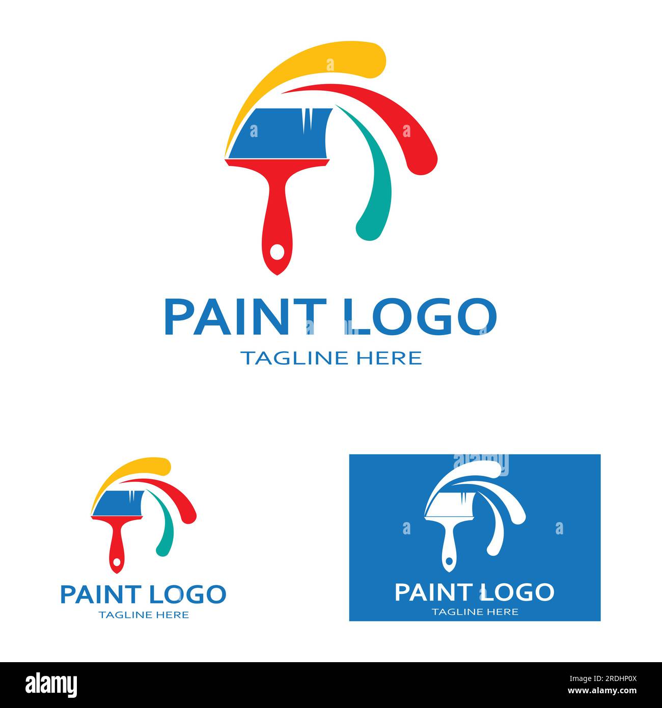 Paint Logo vector icon illustration Stock Vector Image & Art - Alamy