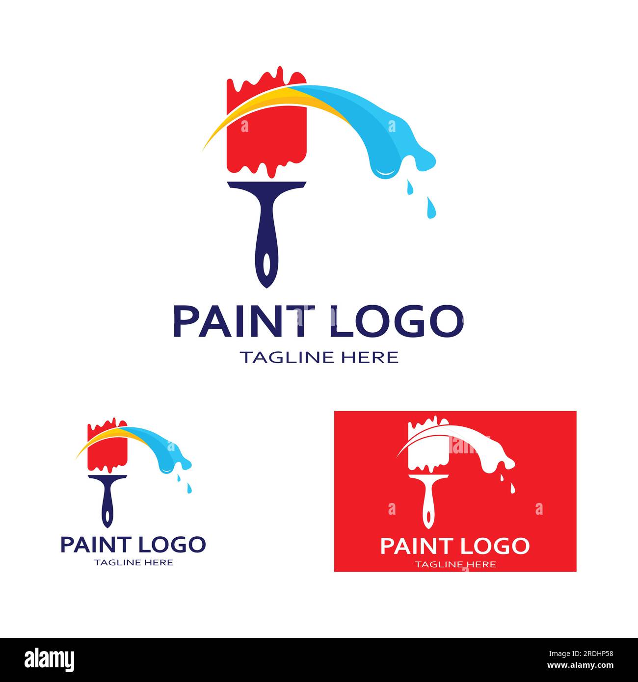 Paint Logo vector icon illustration Stock Vector Image & Art - Alamy