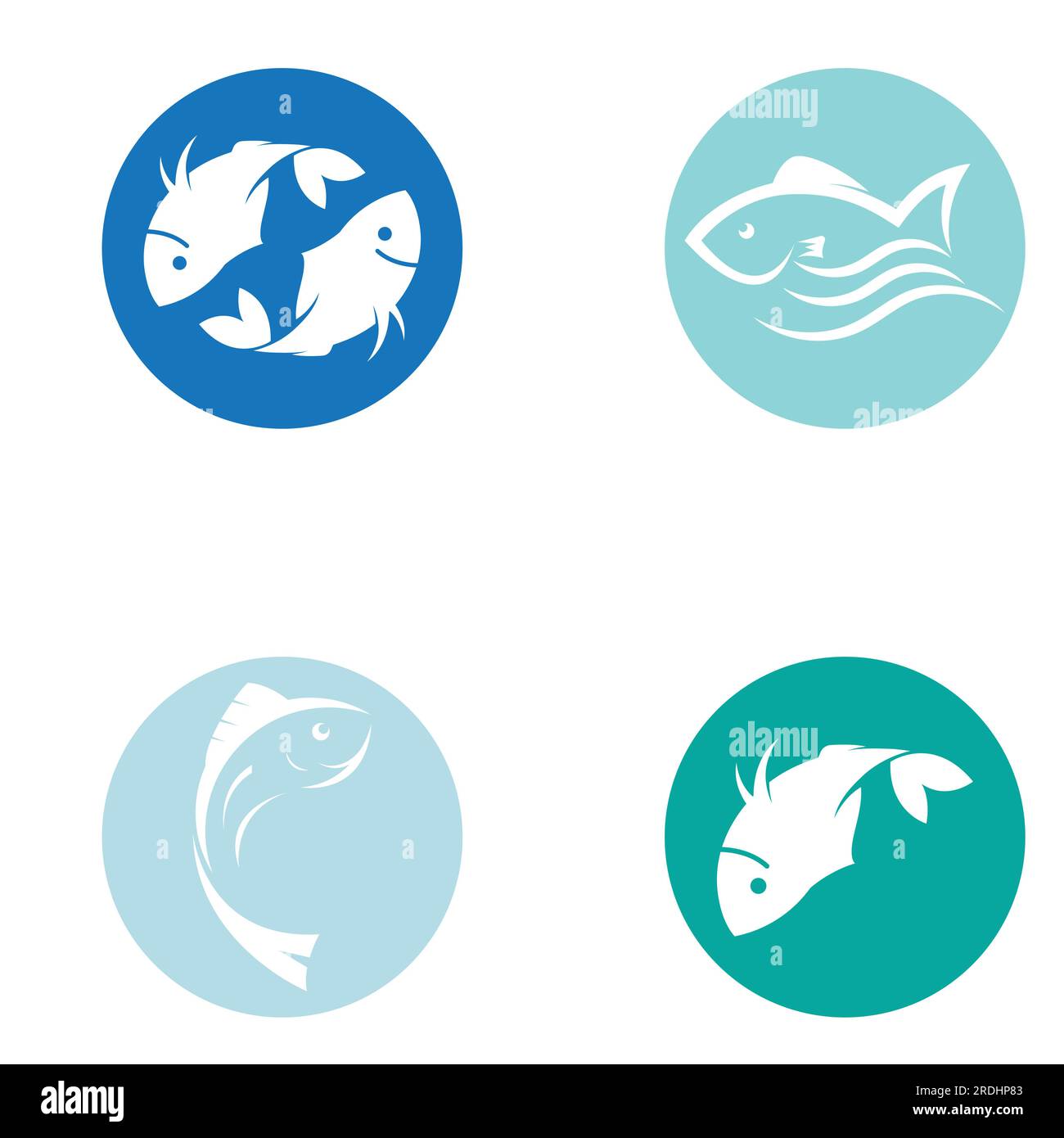 Fish logo, fishinghook, fish oil and seafood restaurant icon. With ...
