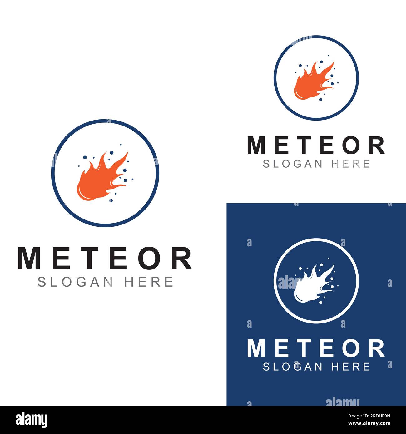 Meteor or space object vector design logo Stock Vector Image & Art - Alamy
