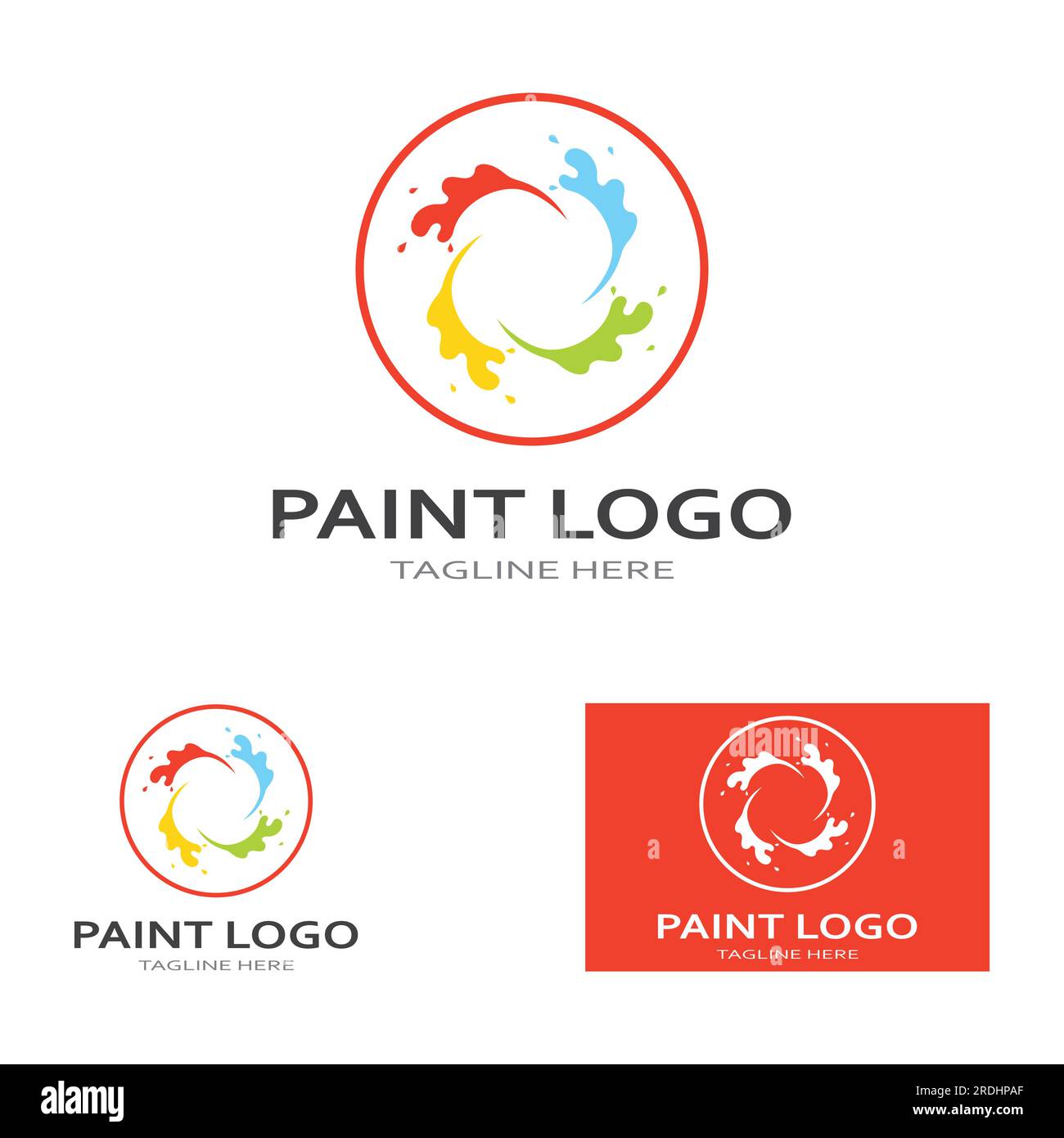 Paint Logo vector icon illustration Stock Vector Image & Art - Alamy