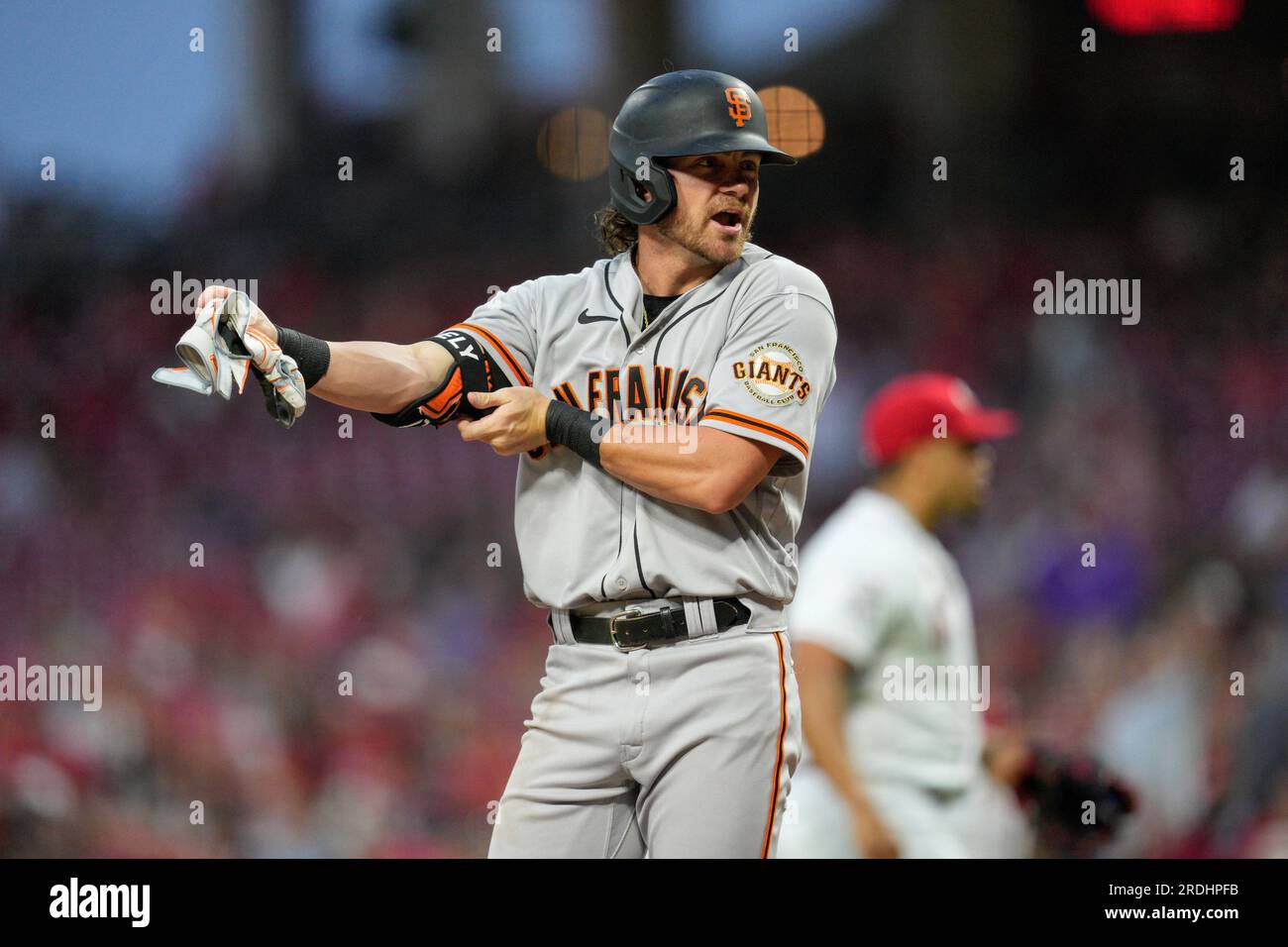 San Francisco Giants' Brett Wisely plays during a baseball game against ...