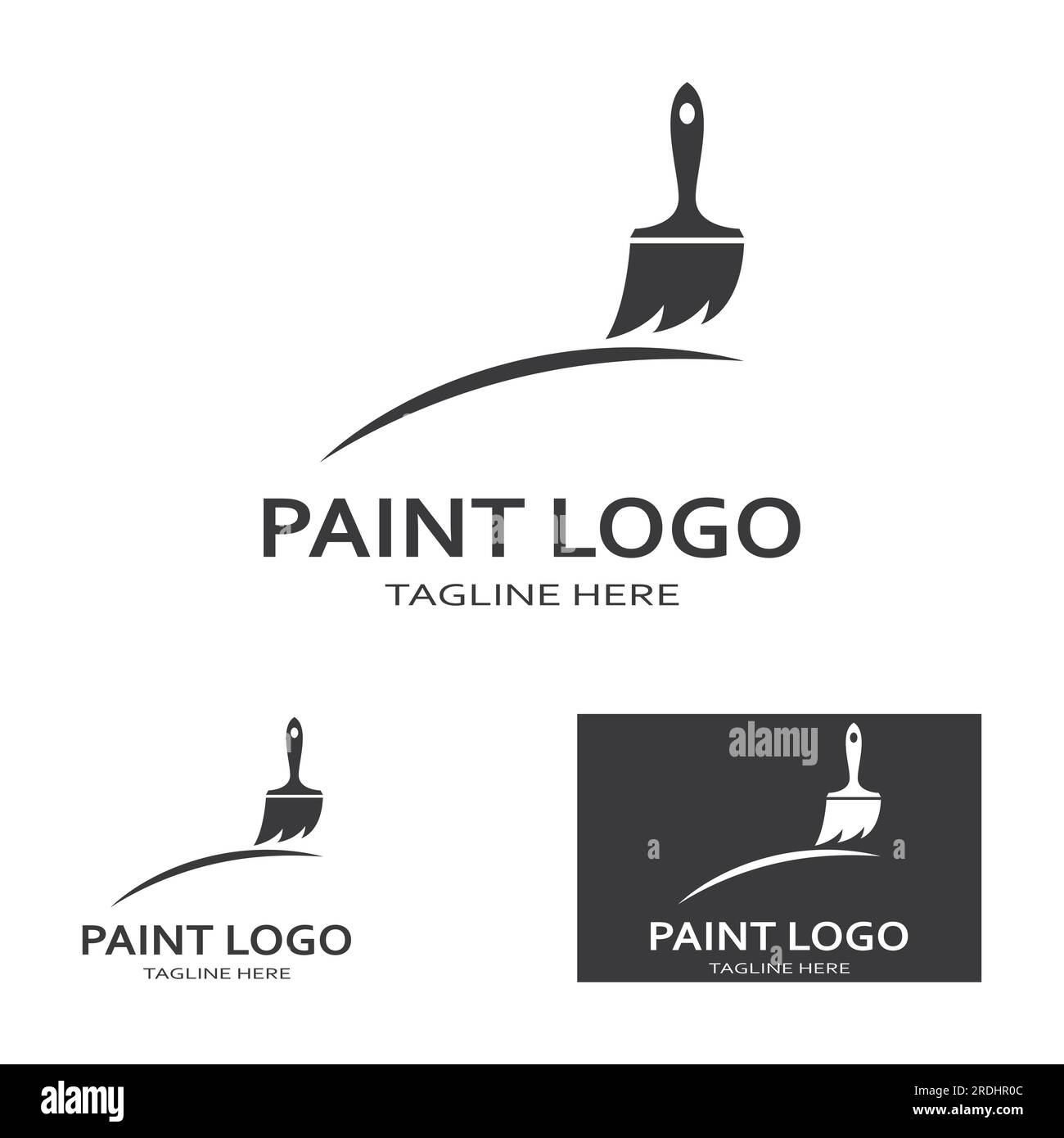Paint Logo vector icon illustration Stock Vector Image & Art - Alamy