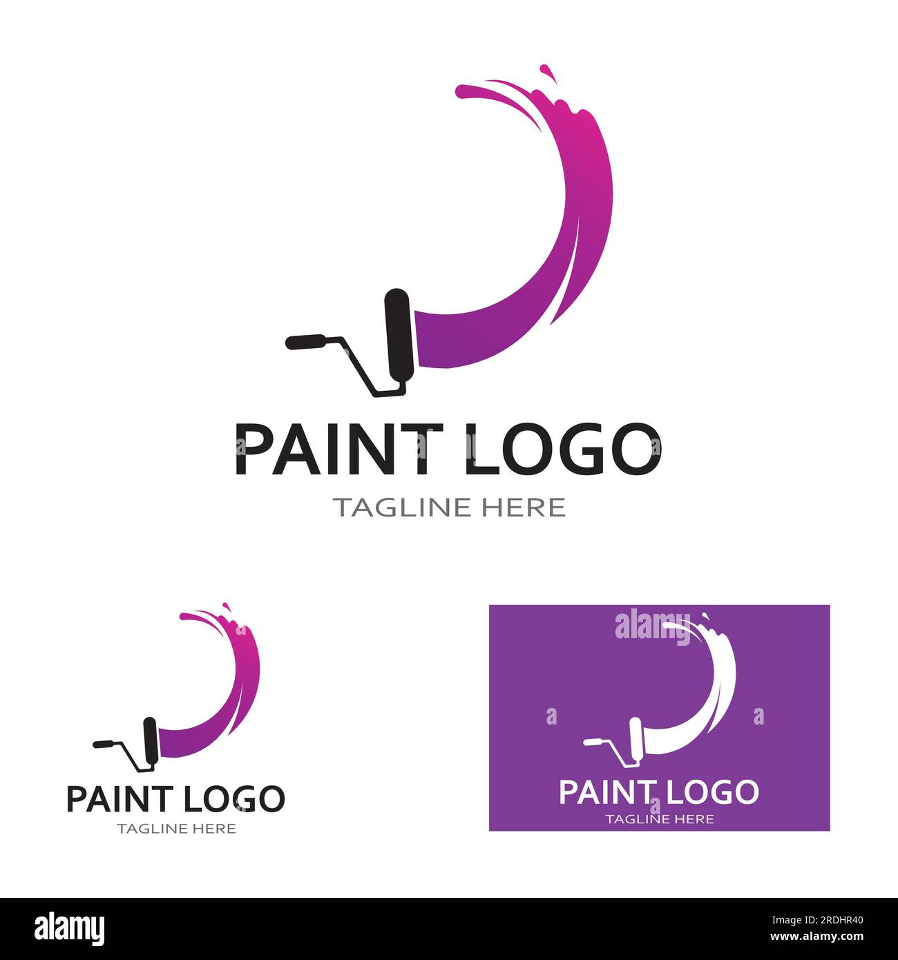 Paint Logo vector icon illustration Stock Vector Image & Art - Alamy