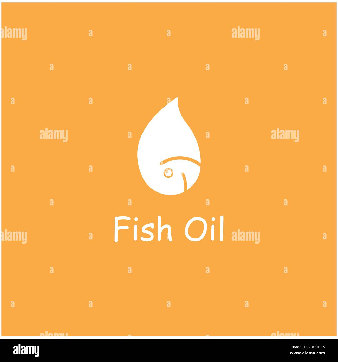 Fish logo, fish oil and seafood restaurant icon. With concept icon ...